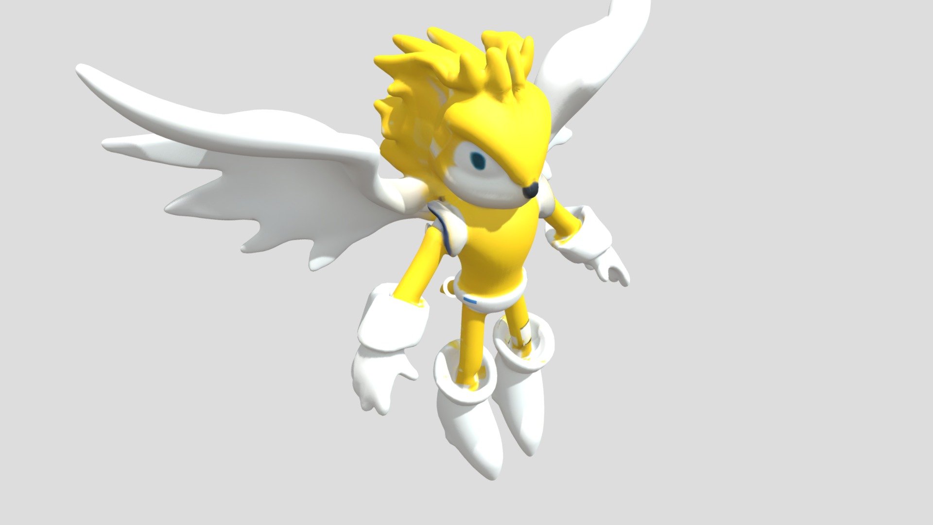 Ultimate King Angel Sonic And Baby Greed Level 6 - 3D model by ...