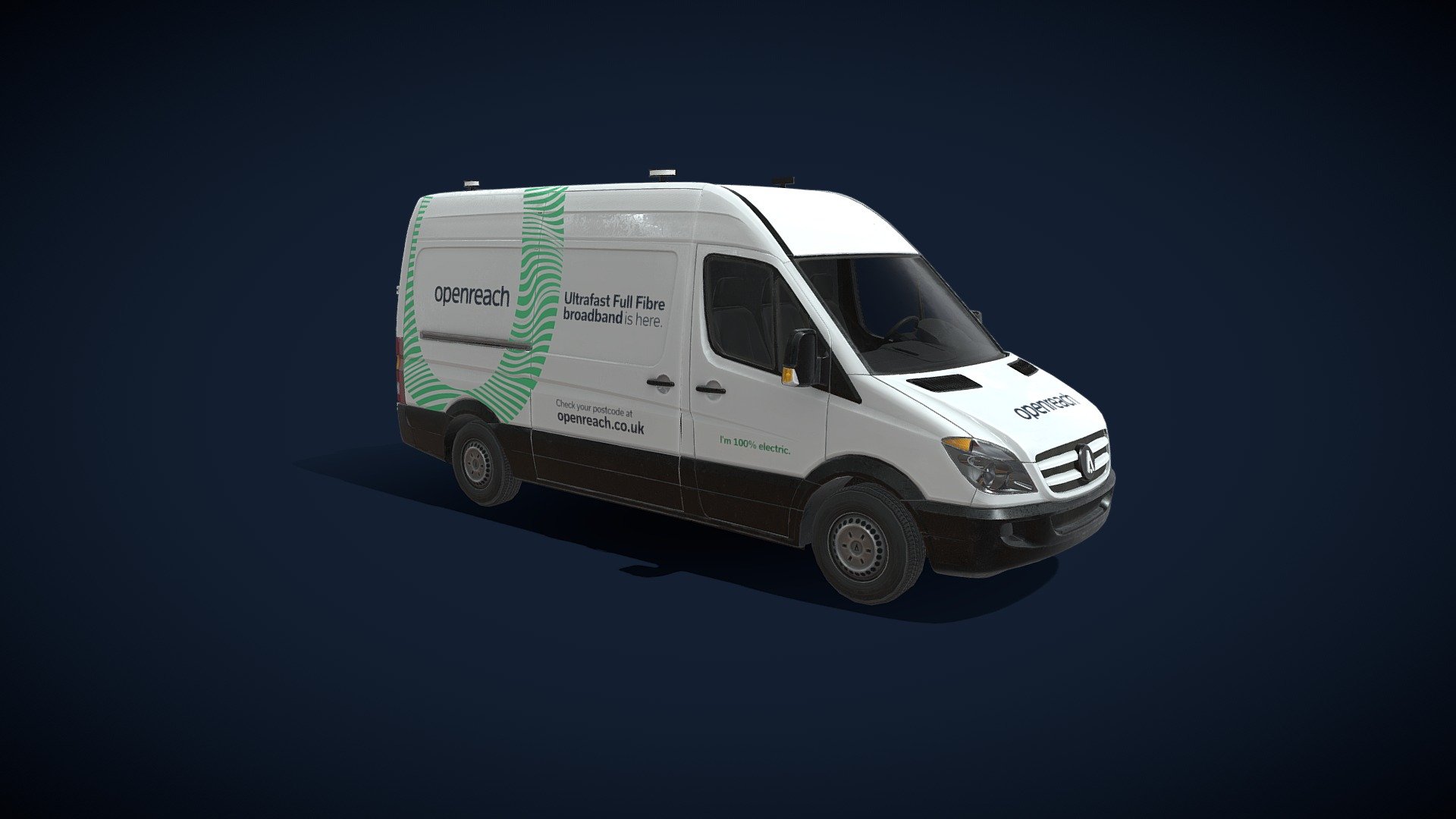 Openreach Van - 3D model by NVWilson [68926fc] - Sketchfab