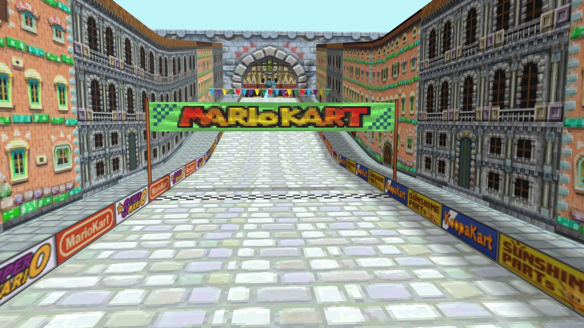 DS DSi - Mario Kart DS - Early Delfino Square - Download Free 3D model ...