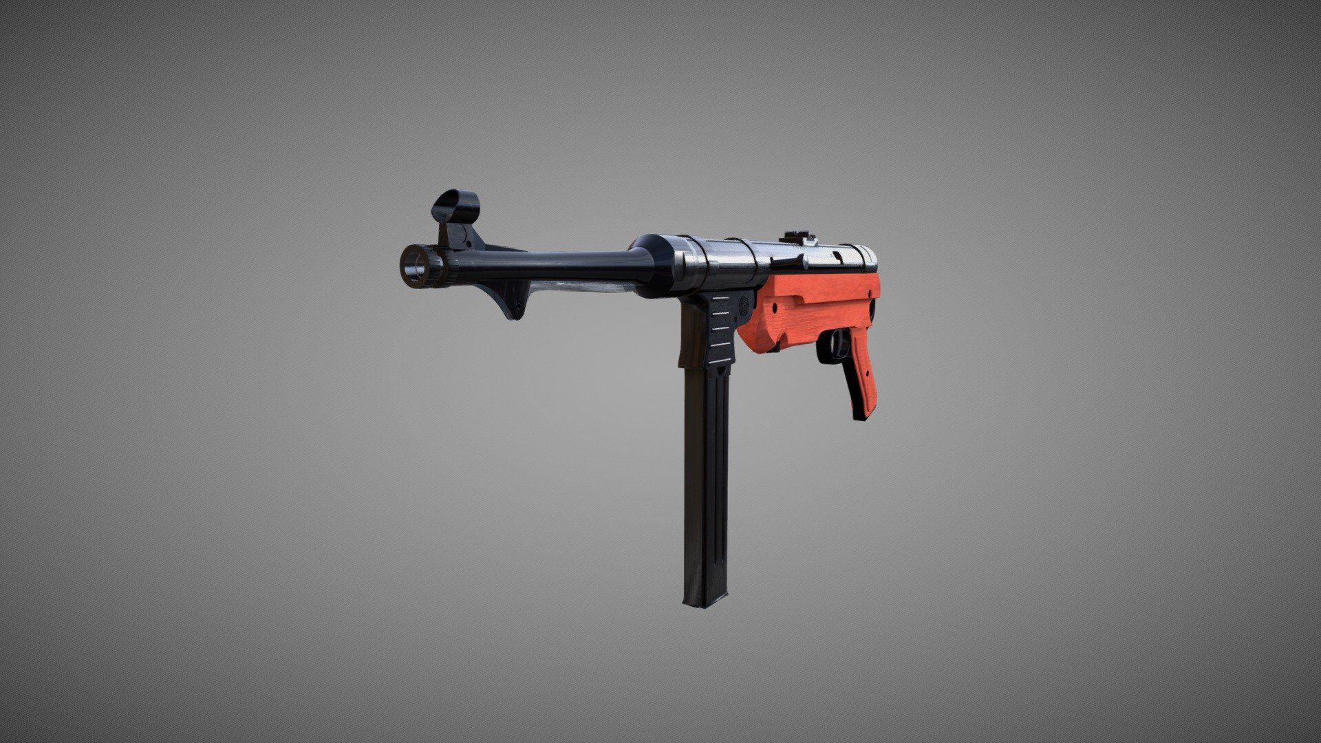 MP 40 - machine gun - 3D model by s_ebo_l [6893e36] - Sketchfab