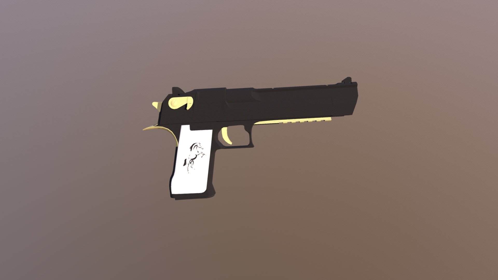 Deagle Mustang - 3D model by bigmike150057 [6895090] - Sketchfab