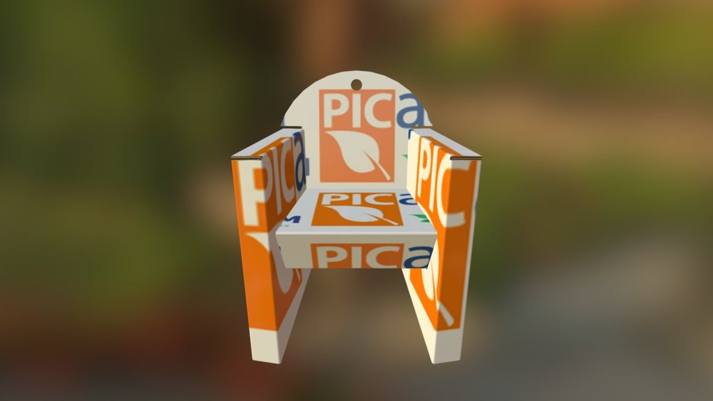Cardboard chair - 3D model by François Gasnier (@fgasnier71) [6896984 ...