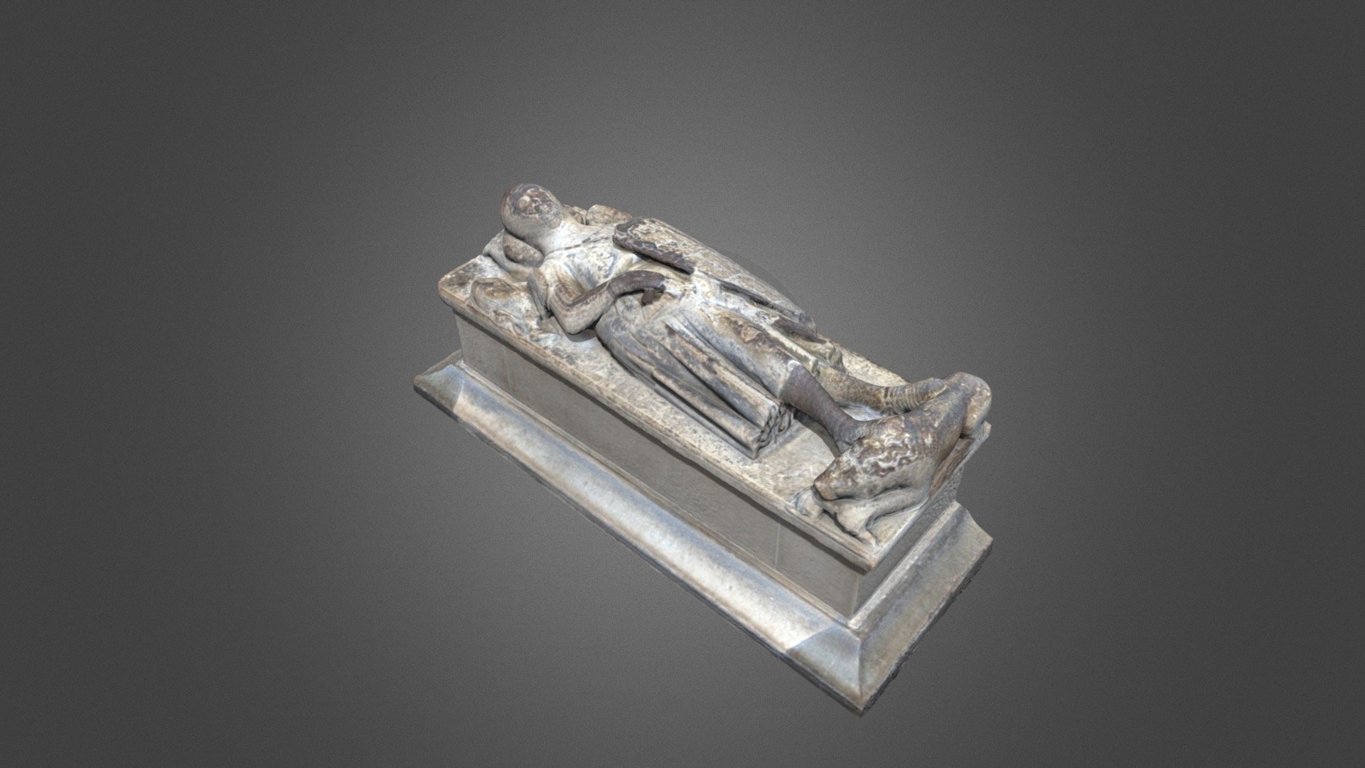 Arnaud de Gabaston Effigy - Download Free 3D model by amasinton [6897bcc] - Sketchfab