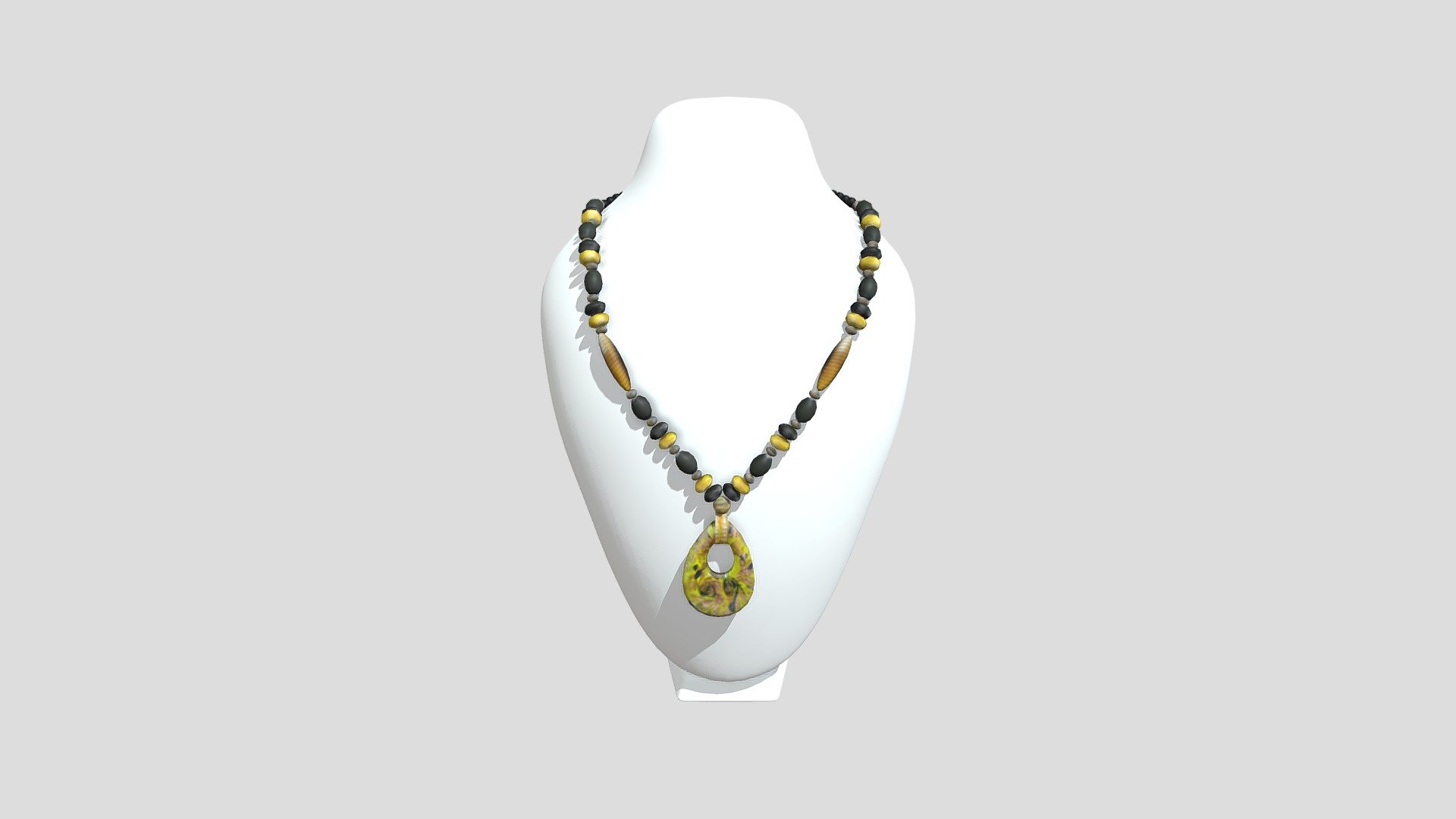 RANTAI AMELIA YELLOW PENDANT GLASS - Download Free 3D model by ...