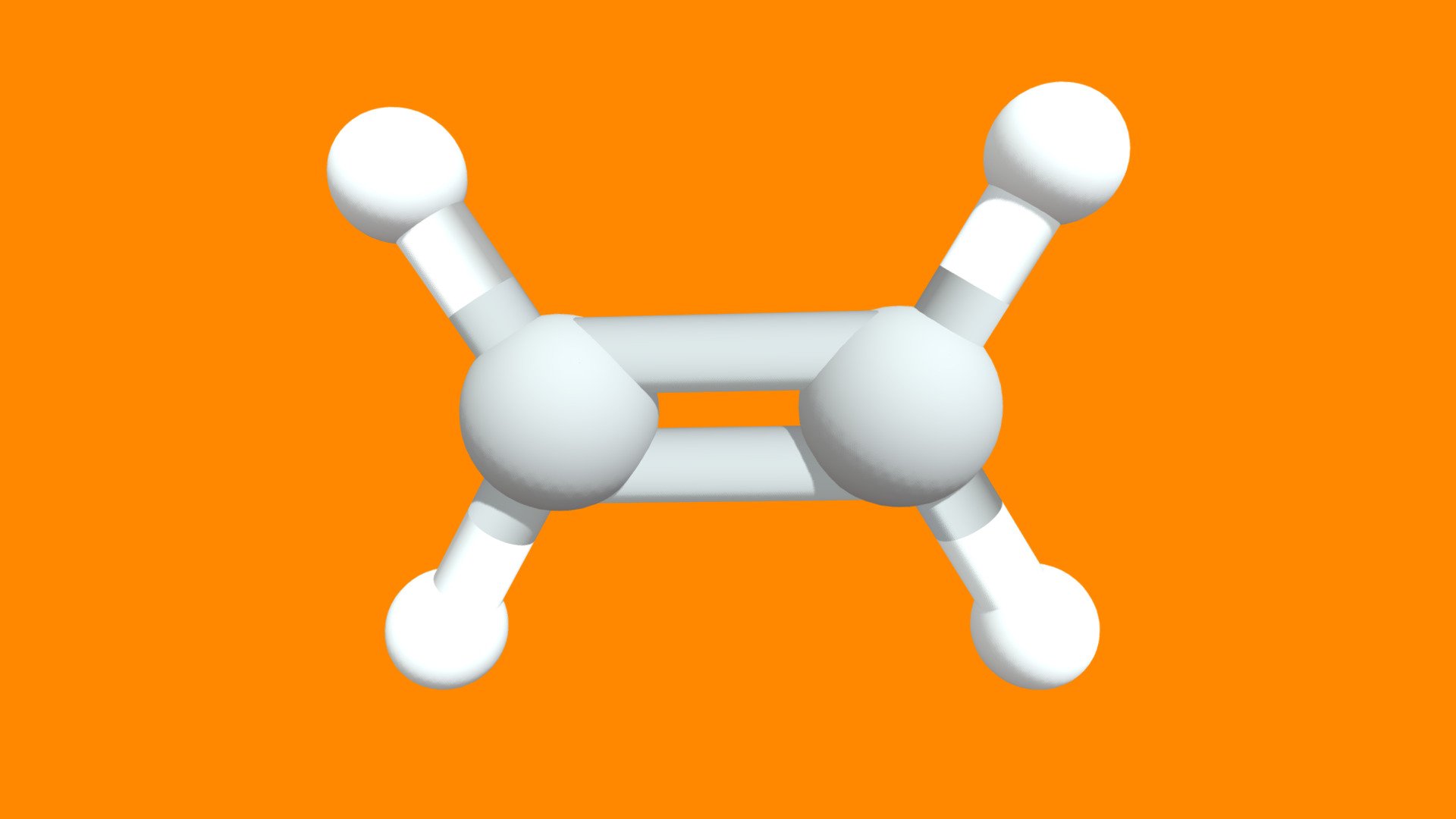 Ethylene (ethene) Molecule - Download Free 3D model by S.Duce (@sduce ...