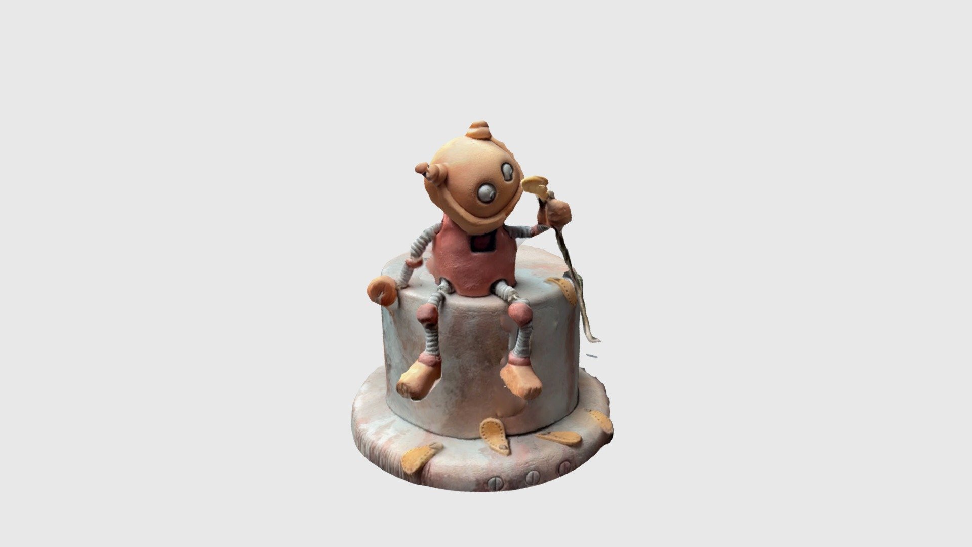 Robot Cake - Download Free 3D model by a.orchesi [68a0d4e] - Sketchfab