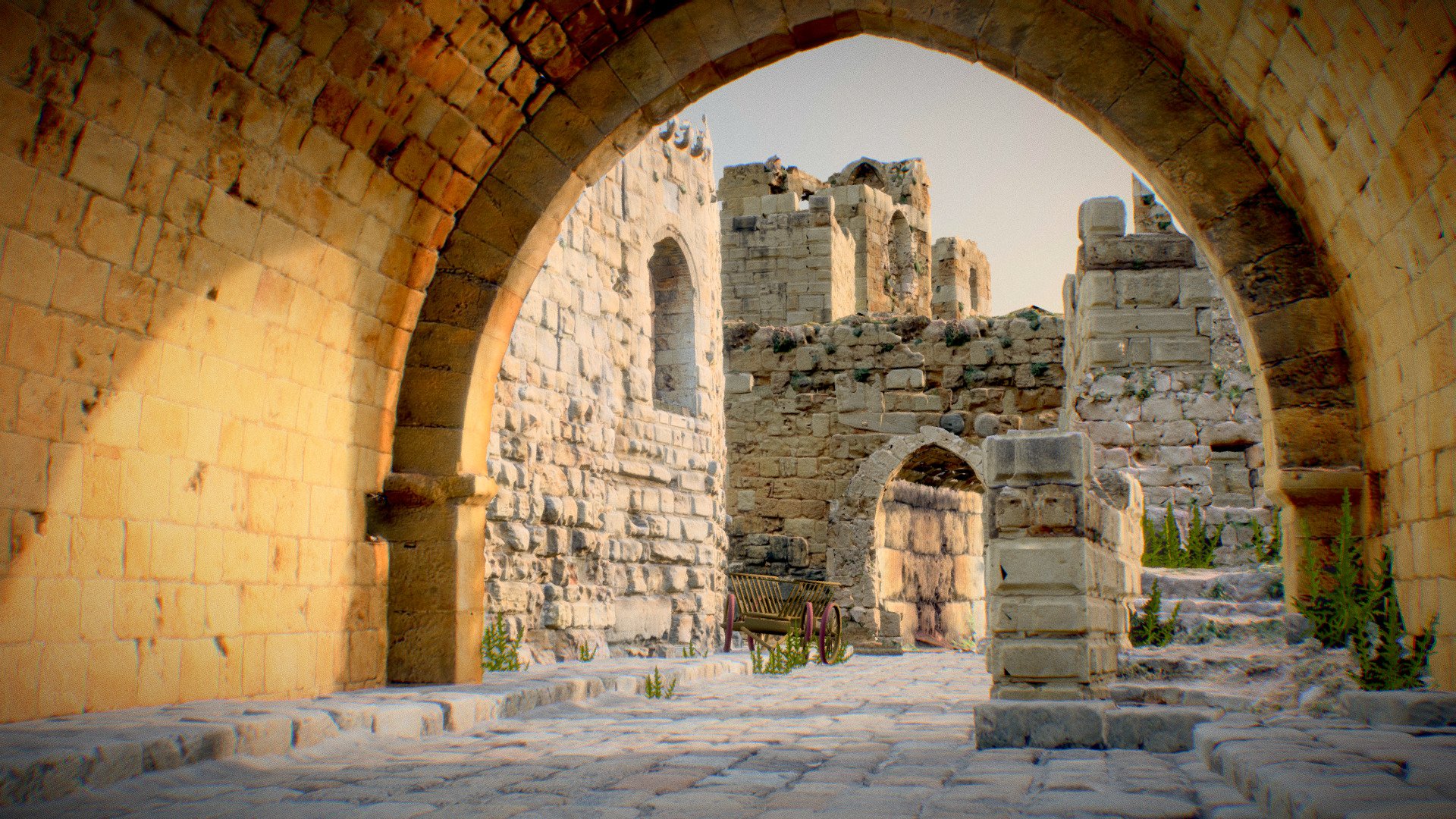 Castle scene - 3D model by v124entkl [68a0d98] - Sketchfab