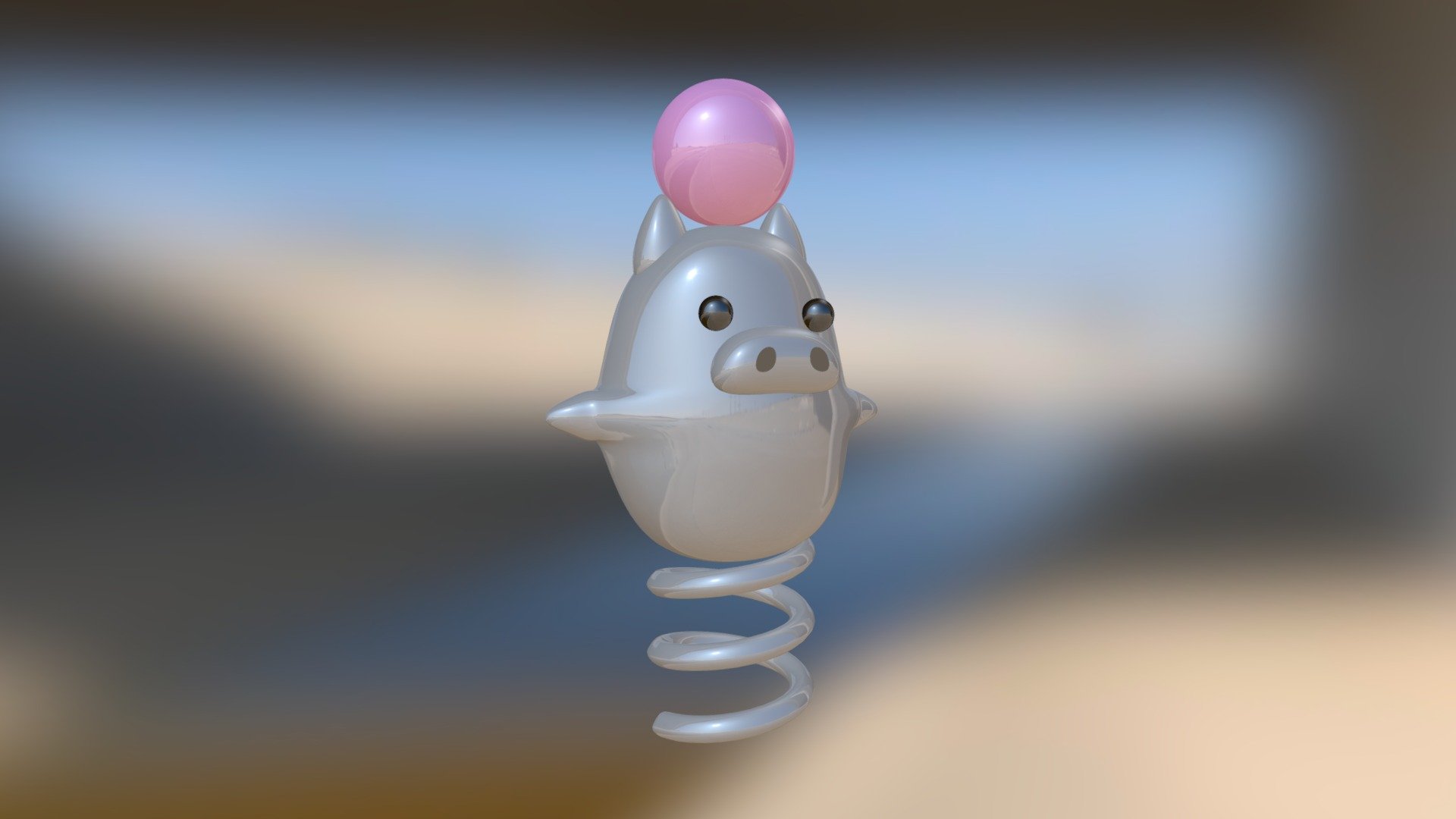 Spoink - 3D model by Jackorein [68a1c74] - Sketchfab