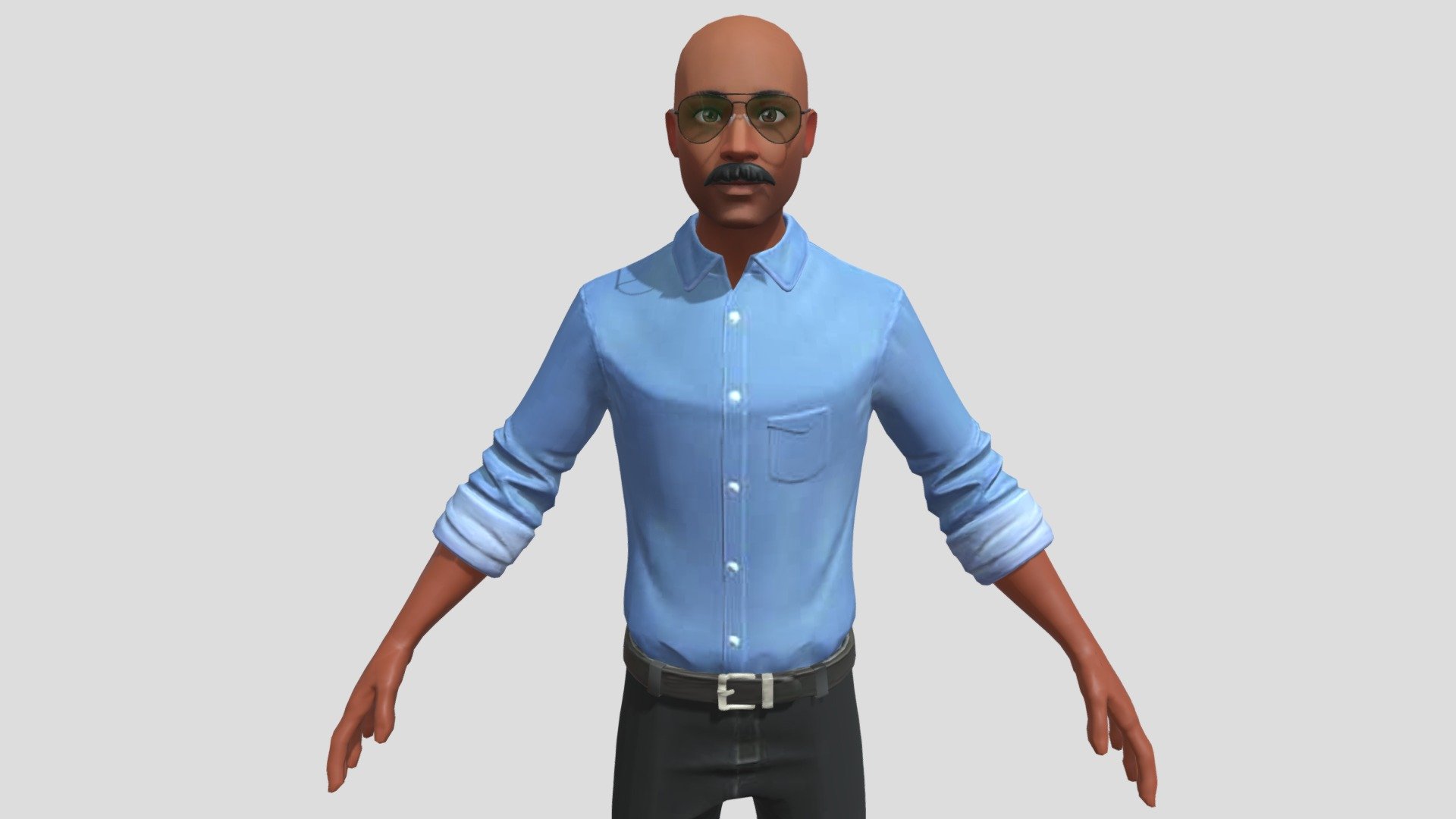 Calvin Powell - Download Free 3D model by YGSMOKE69 [68a2680] - Sketchfab