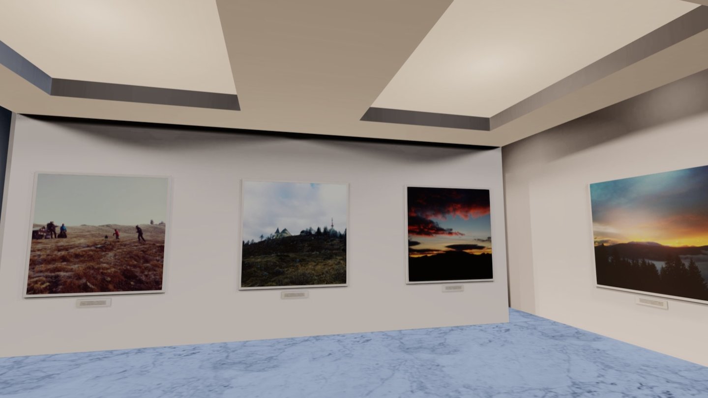 Virtual museum with your own photos - 3D model by AirLabs [68a55ce ...