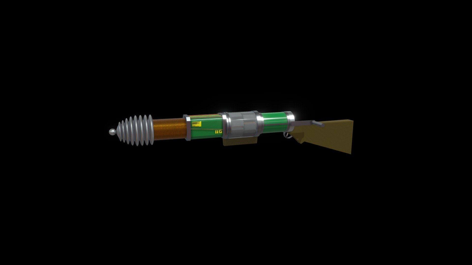 Tesla Rifle - 3D model by themighty808 [68a6397] - Sketchfab
