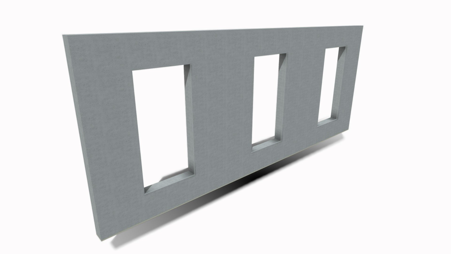 PRECAST LIGHT WALL PANEL - 3D model by Fabcon Precast (@fabcon ...
