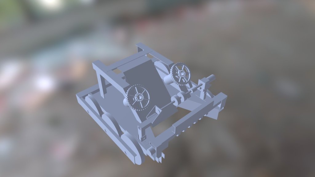 End of 2016 FRC Robot (FIRST Stronghold) - 3D model by ...