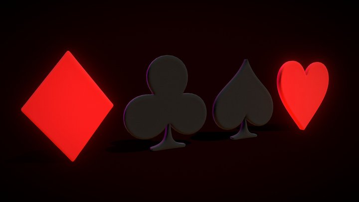 Playing-cards 3D models - Sketchfab