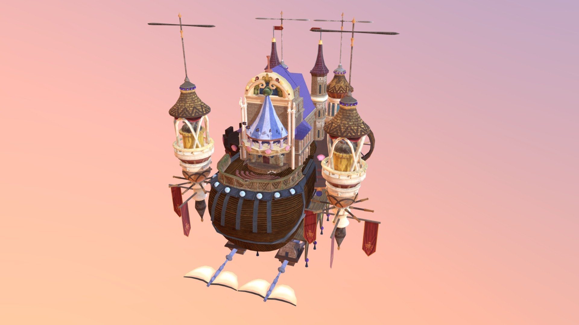 FF6 FLY SHIPS FINAL - Buy Royalty Free 3D model by Monokuma ...