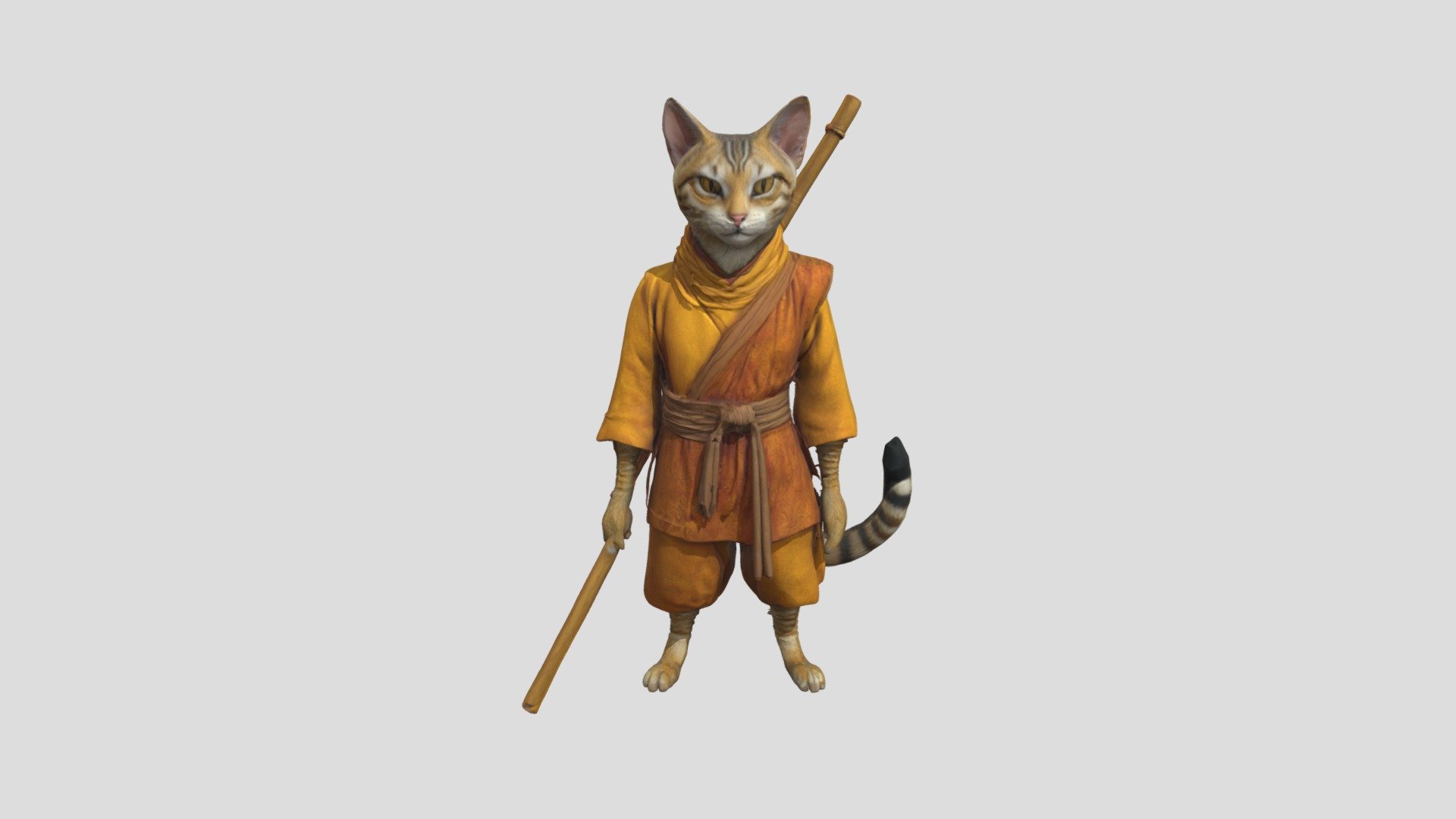 Warrior Cat Sage - Download Free 3D model by petrocle [68ad806] - Sketchfab