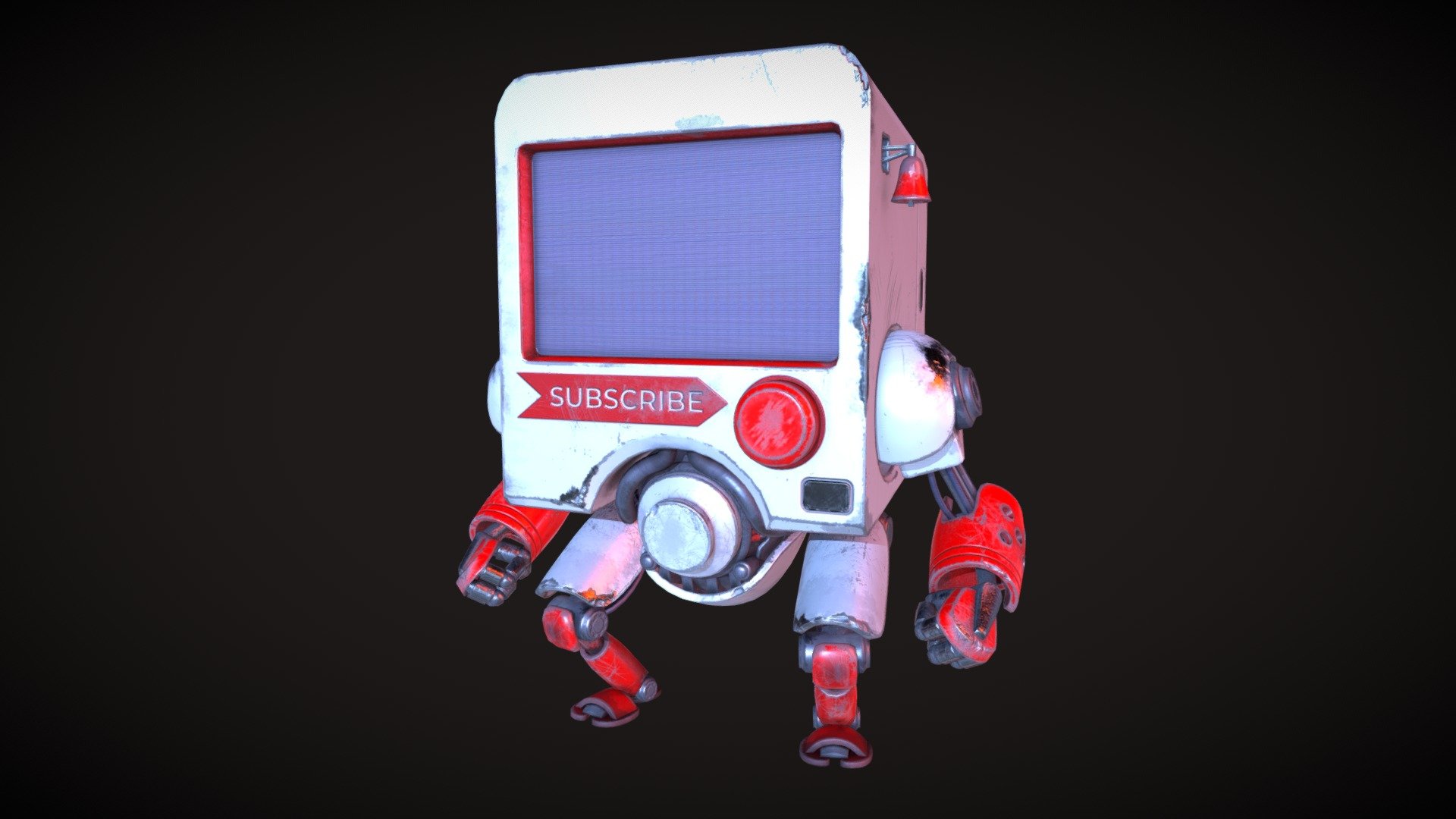 Robot - Youtube - 3D model by RodionVagin [68af467] - Sketchfab