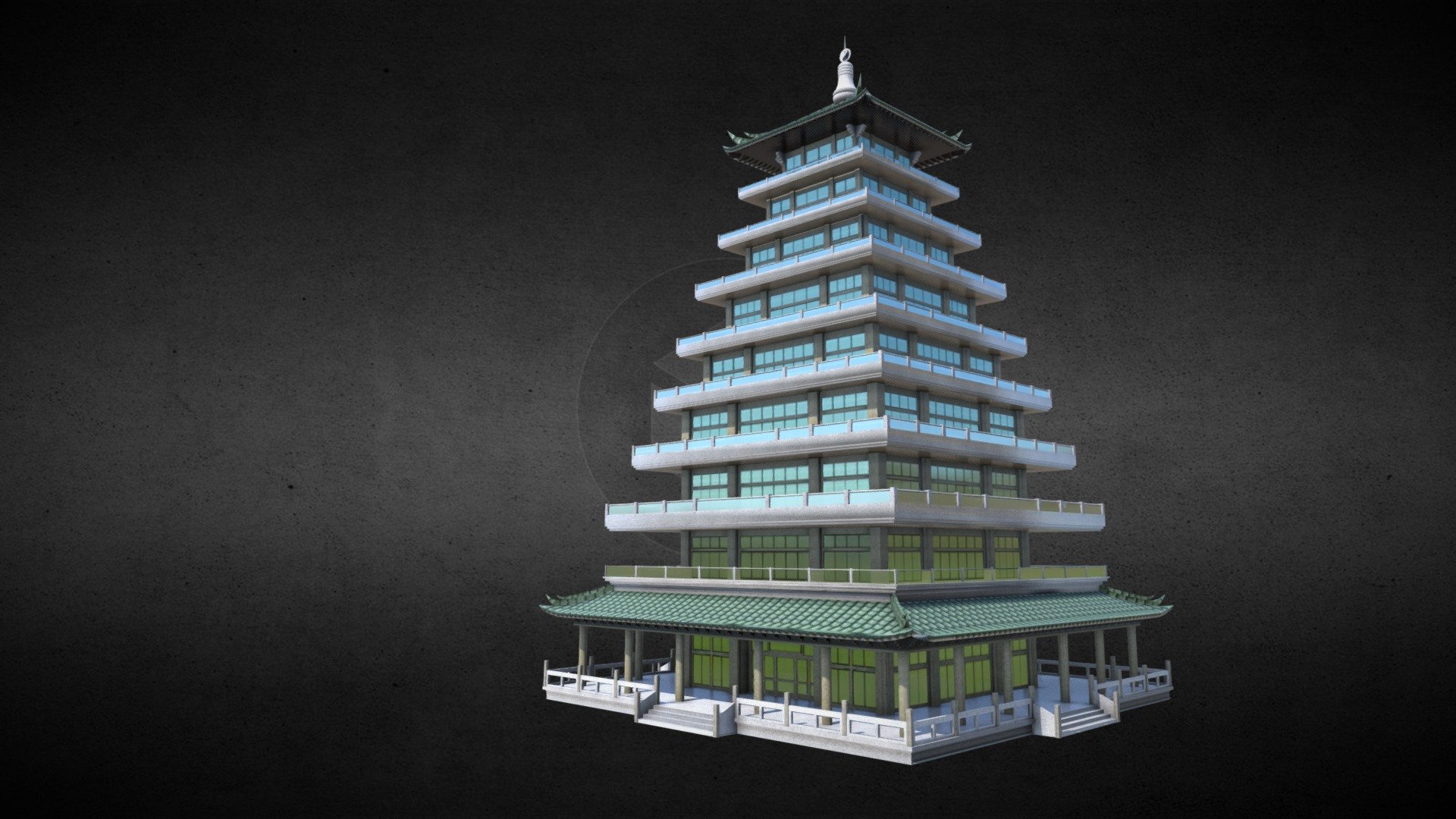 Taoism Temple - Buy Royalty Free 3D model by FLYRICE (@superrice1983 ...