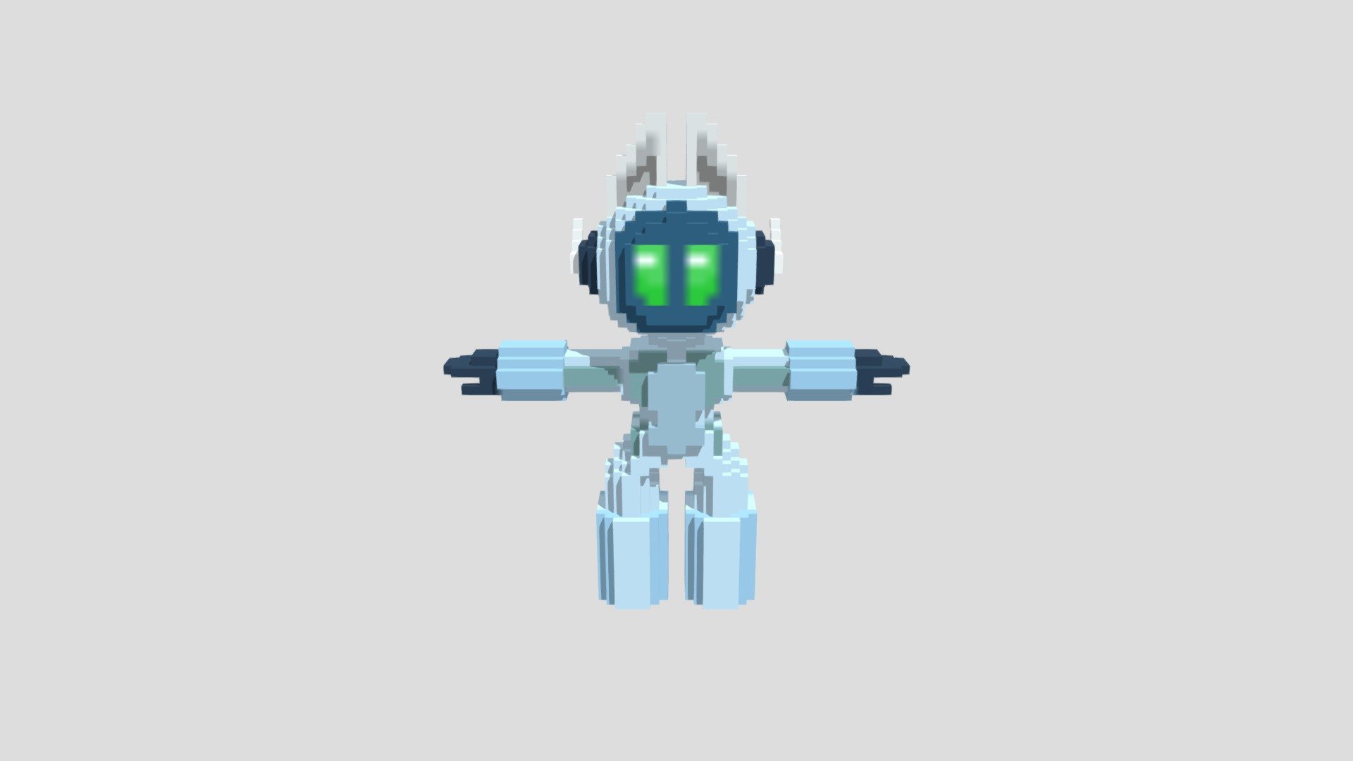 Voxel CatGrl-bot Hip Hop Dancing - 3D model by Lord_Jabu [68b1e70 ...