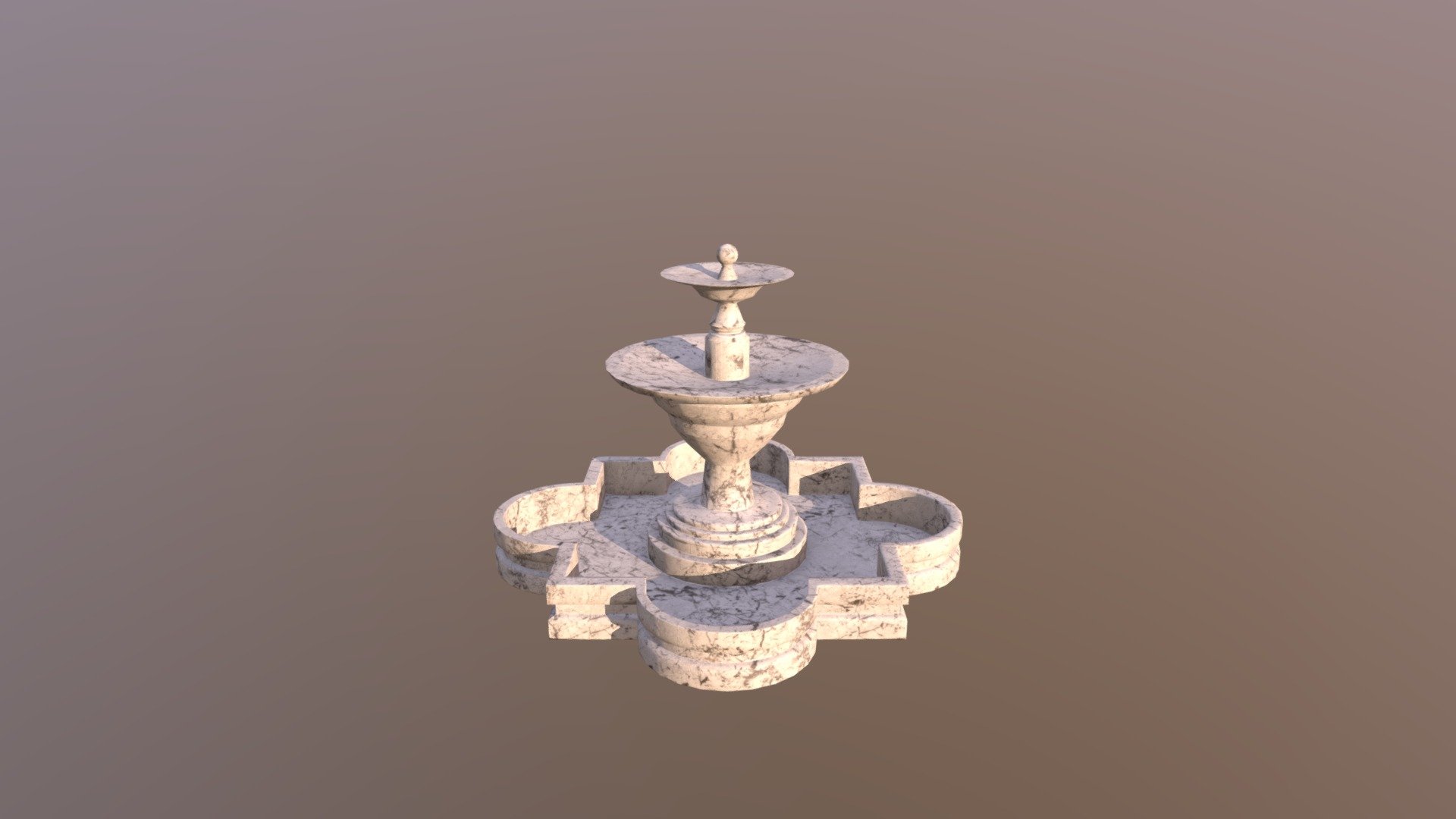 Foutain Low - Download Free 3D model by TruePham [68b320c] - Sketchfab