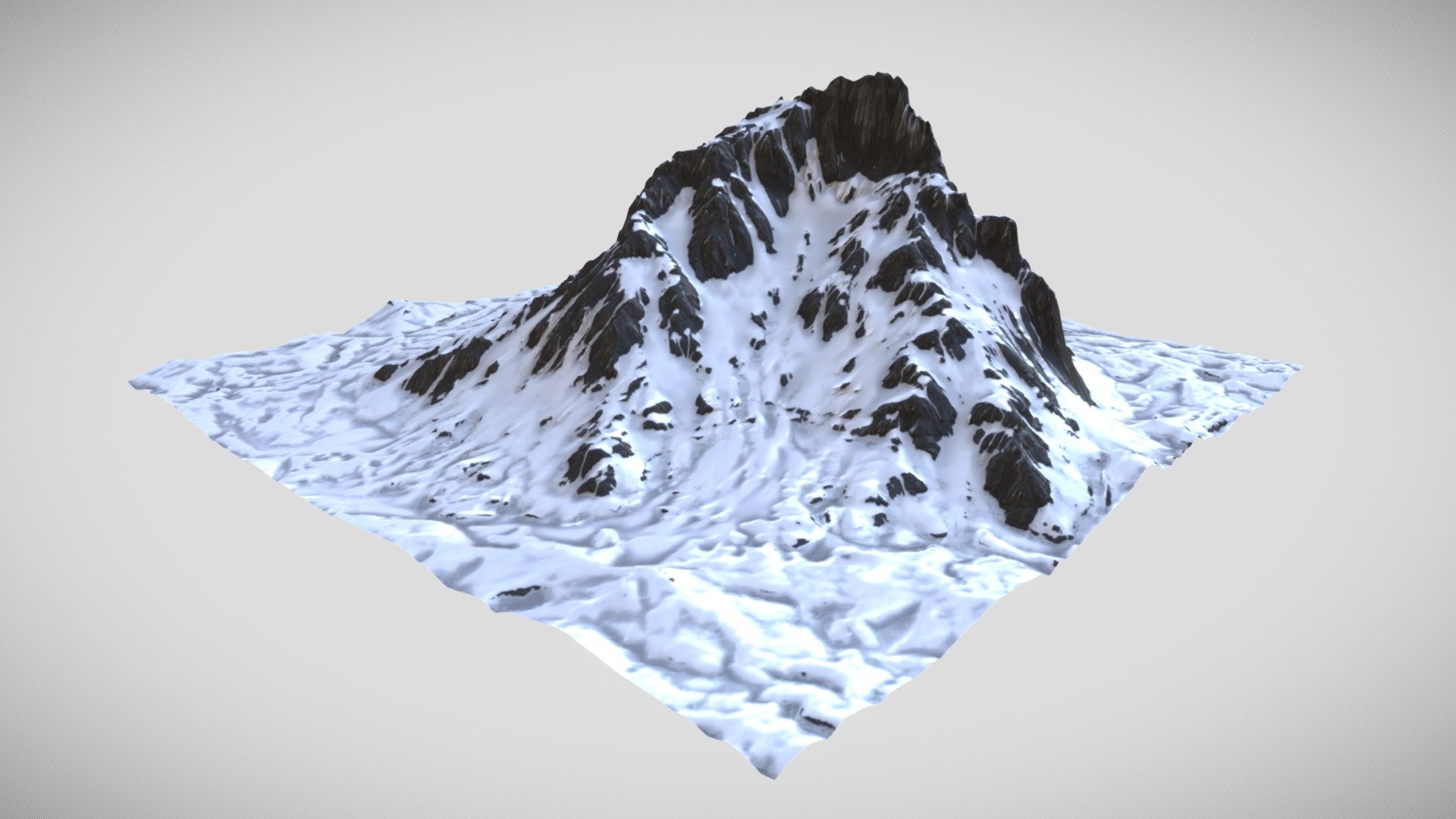 Snowy Mountain V2 - 3D model by JayT3D (@beardyjosh) [68b4196] - Sketchfab