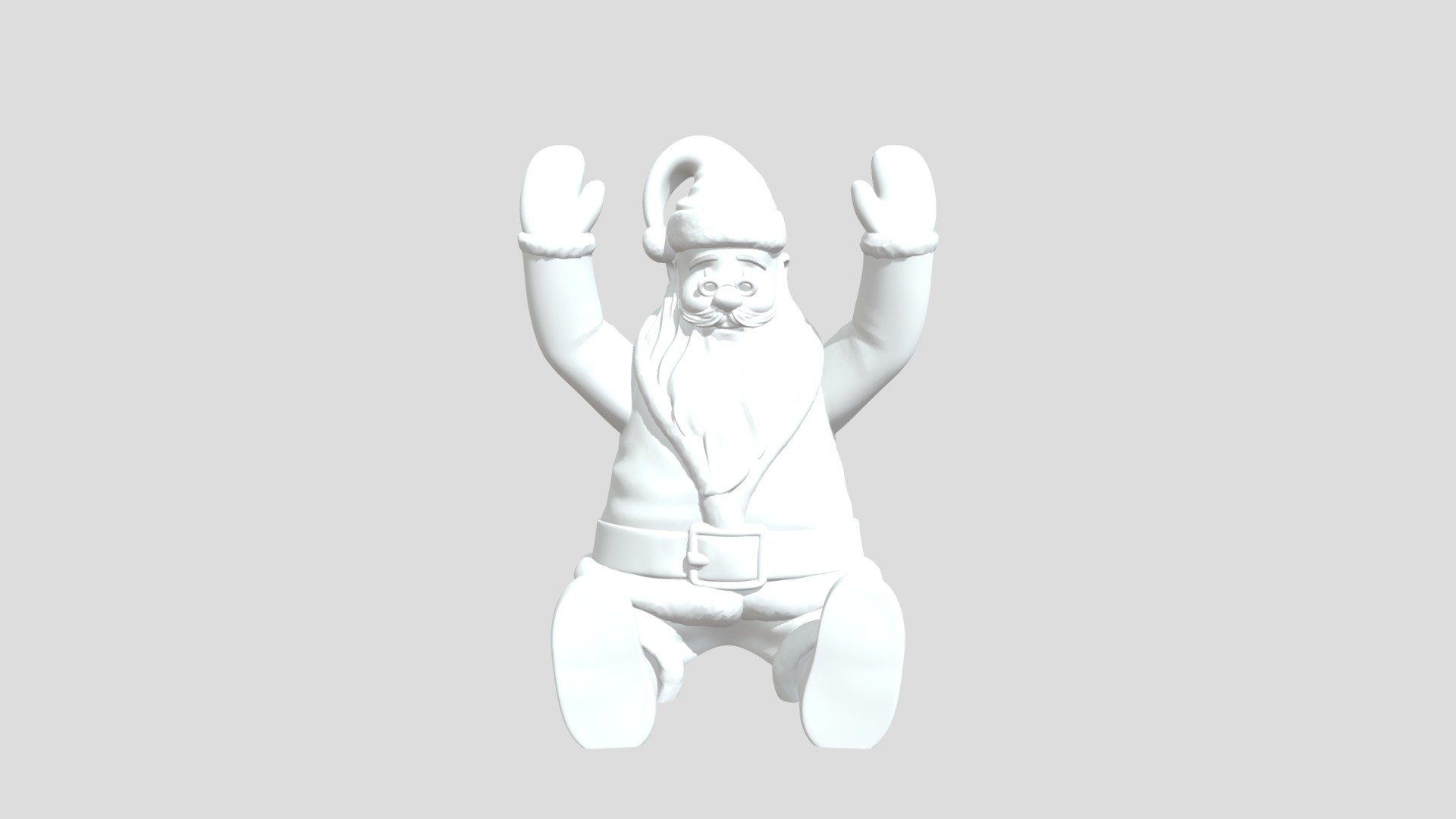 Supportive Santa Phone Holder - 3D model by LindaUK [68b638a] - Sketchfab