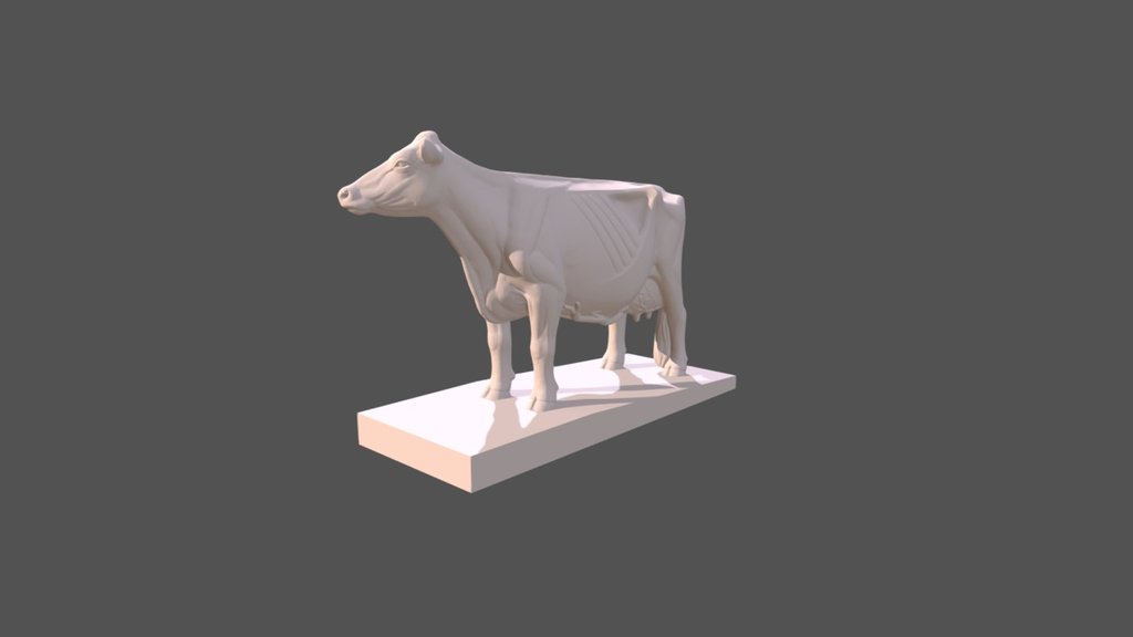 Cow - 3D model by brnmsmith [68b8b26] - Sketchfab