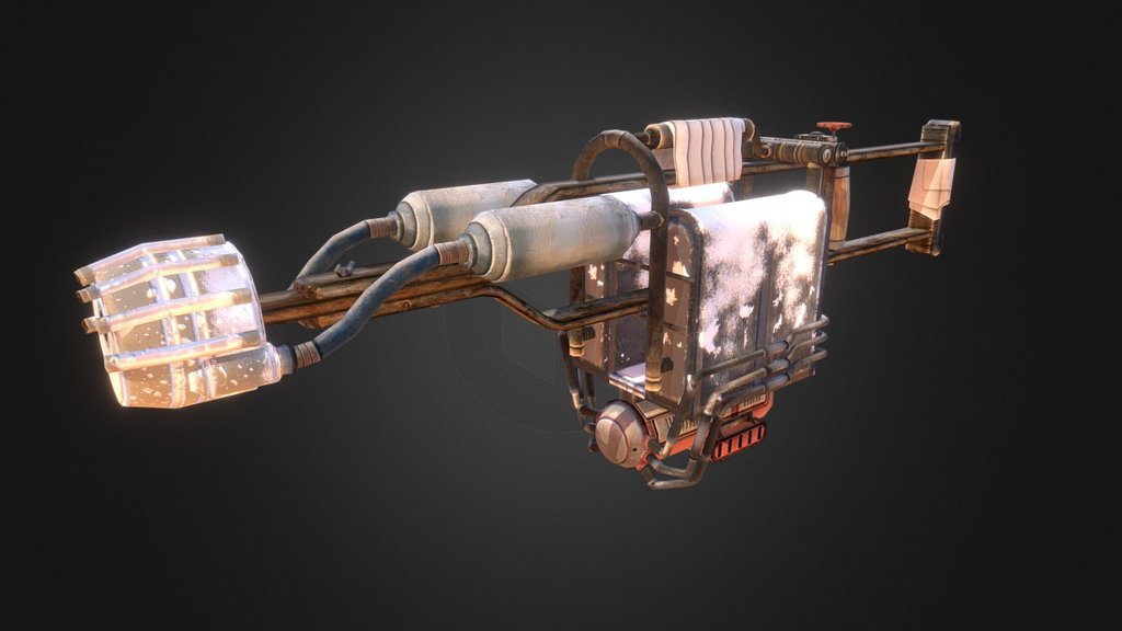 Fallout 3 Cryolator - 3D model by Tau34RUS [68b9099] - Sketchfab