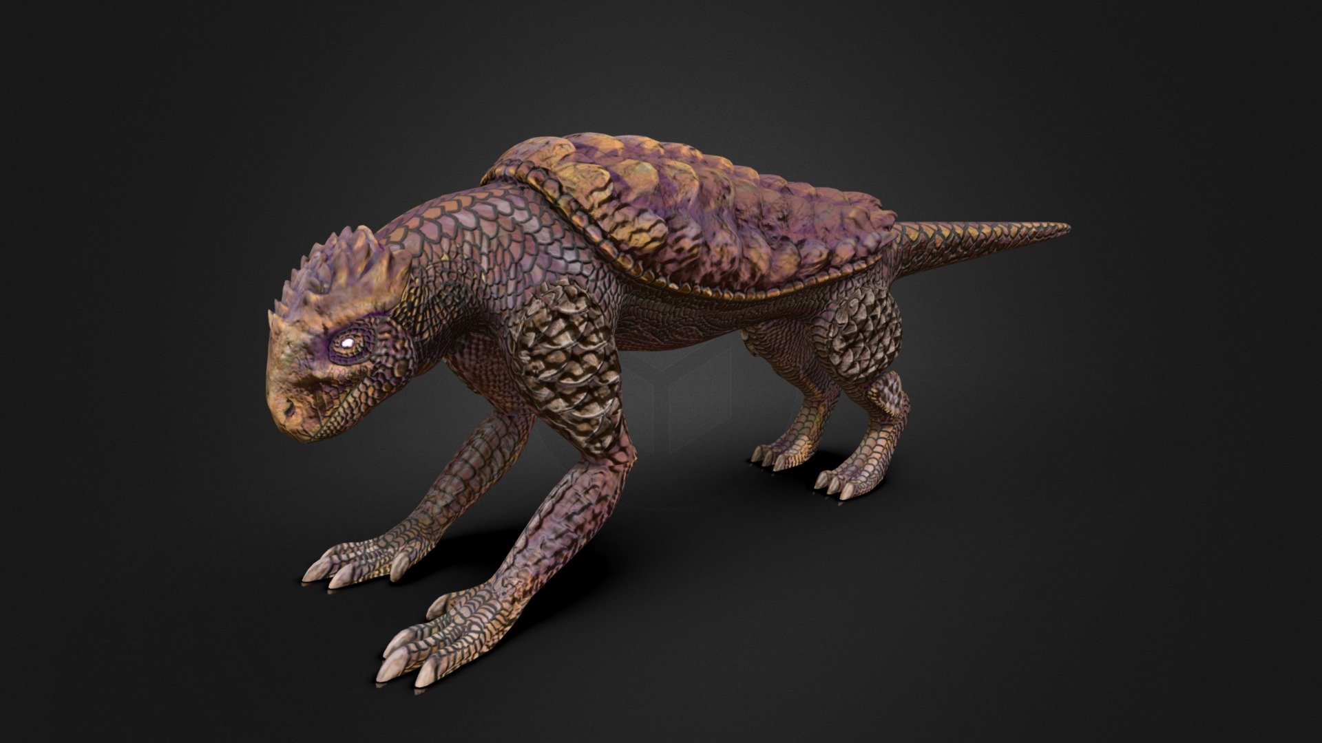Iguana Character - 3D model by e-restrepo1114 (@EmanuelRestrepoVelez ...