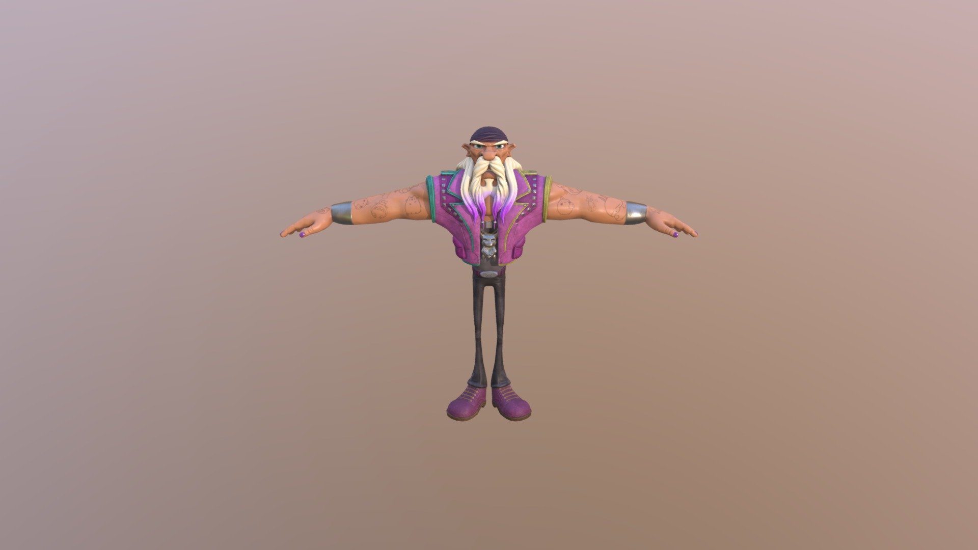 Zeus - Module 8 - 3D Character Production - 3D model by cermongk ...
