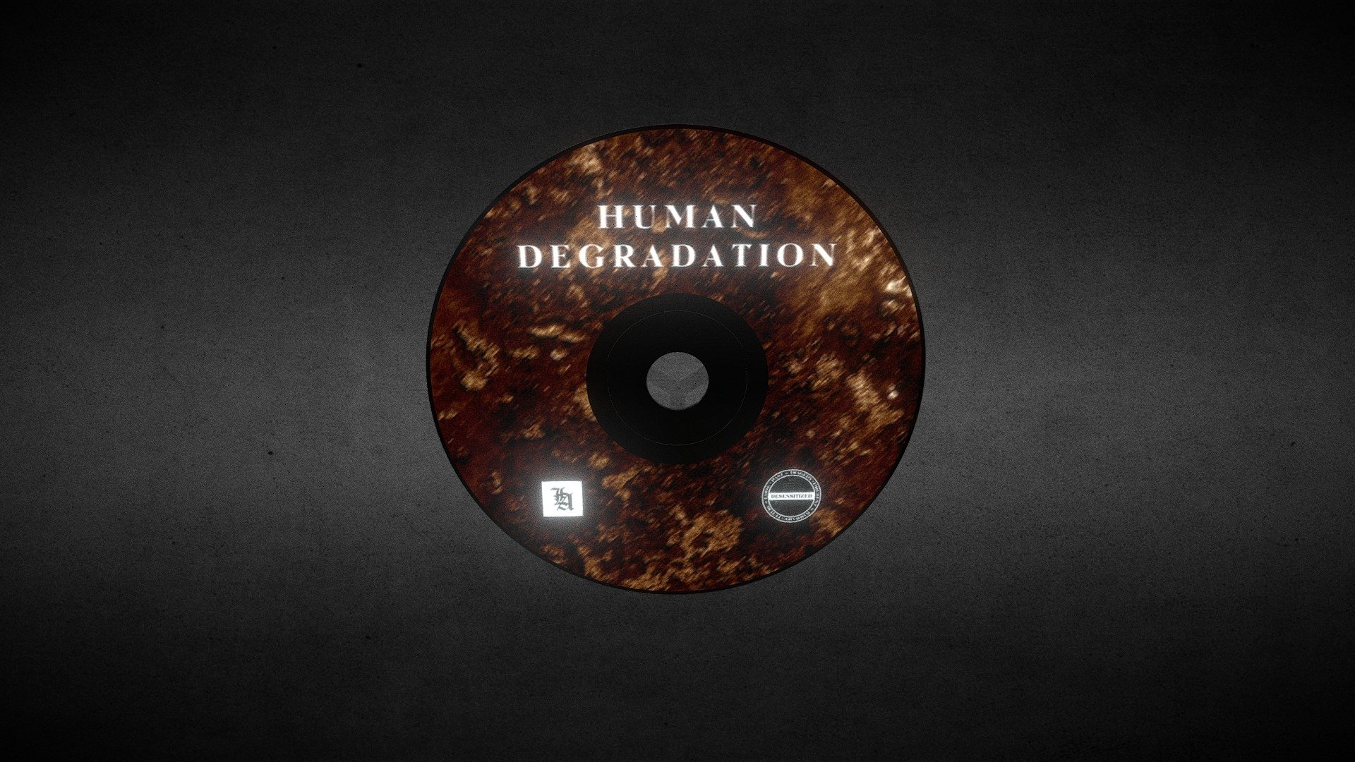 Human Degradation (2023) - Compact Disk in Black - 3D model by Lonely ...