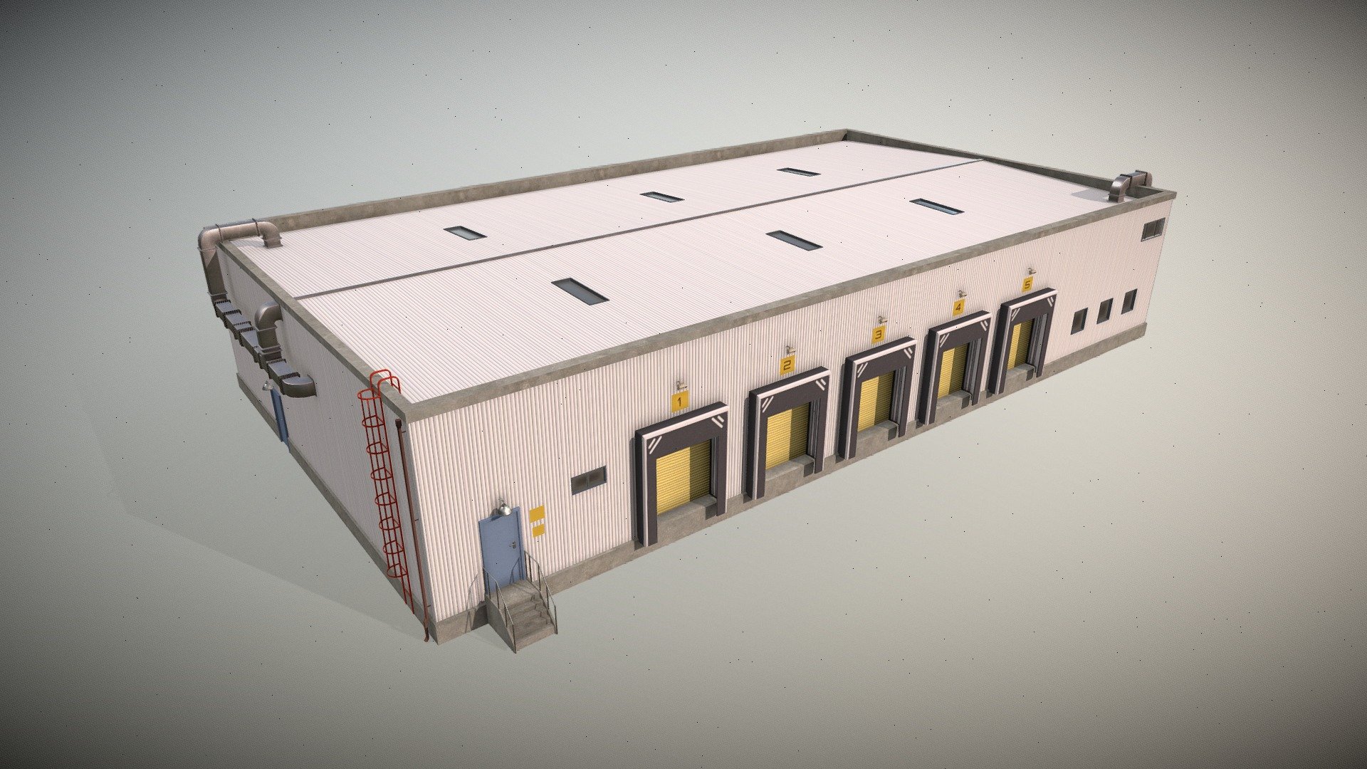 Warehouse - 3D model by UlitinMaxim [68bcf12] - Sketchfab