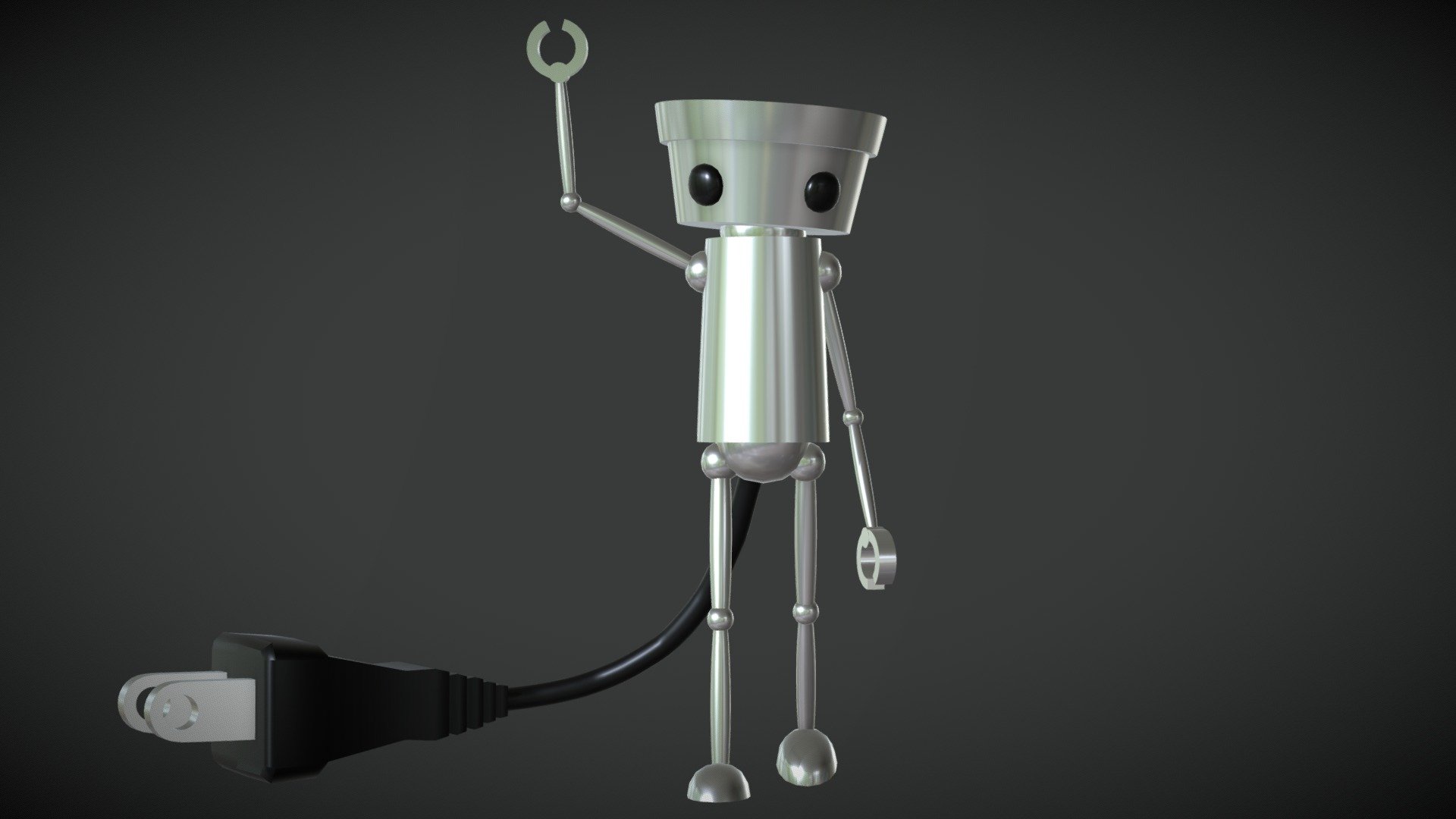 Chibi-Robo! Fan Art - 3D model by Pancakejake [68c0ae6] - Sketchfab