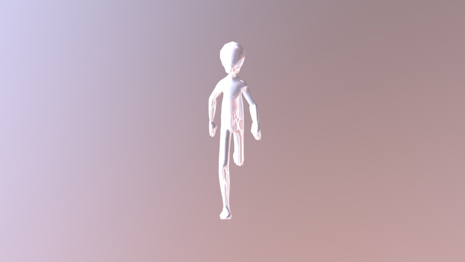 Simple Character Running Animation - 3D model by krftdnr [68c1abb ...