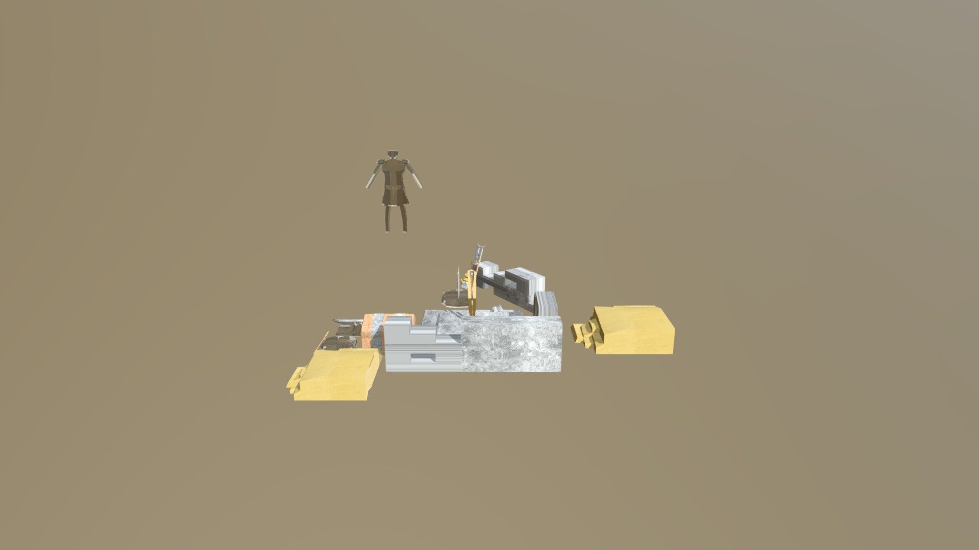 Environment And Character - 3D model by J4sben [68c2357] - Sketchfab