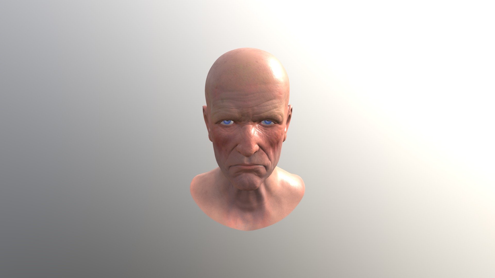 Realistic Face Texturing - 3D model by christhecreator [68c3991 ...