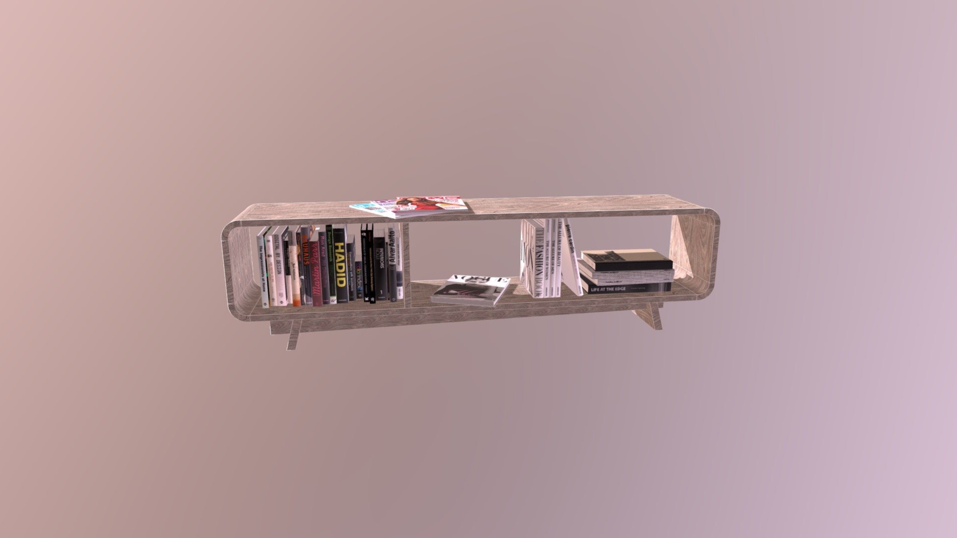 End of bed Curved Barbarella - 3D model by virterm [68c4e66] - Sketchfab