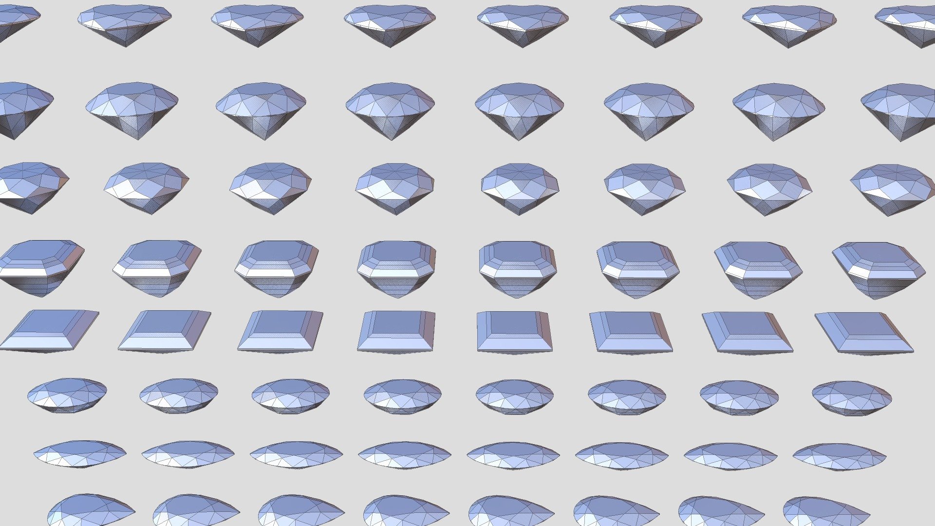 Gemstone Pack - Download Free 3D model by sofyamakingart [68c4ec3] - Sketchfab