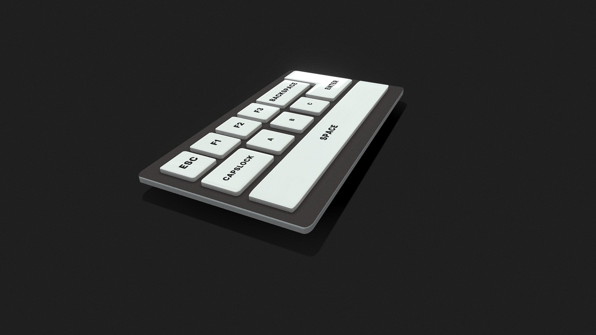 Mini Keyboard | mubashirmawans - Download Free 3D model by ...