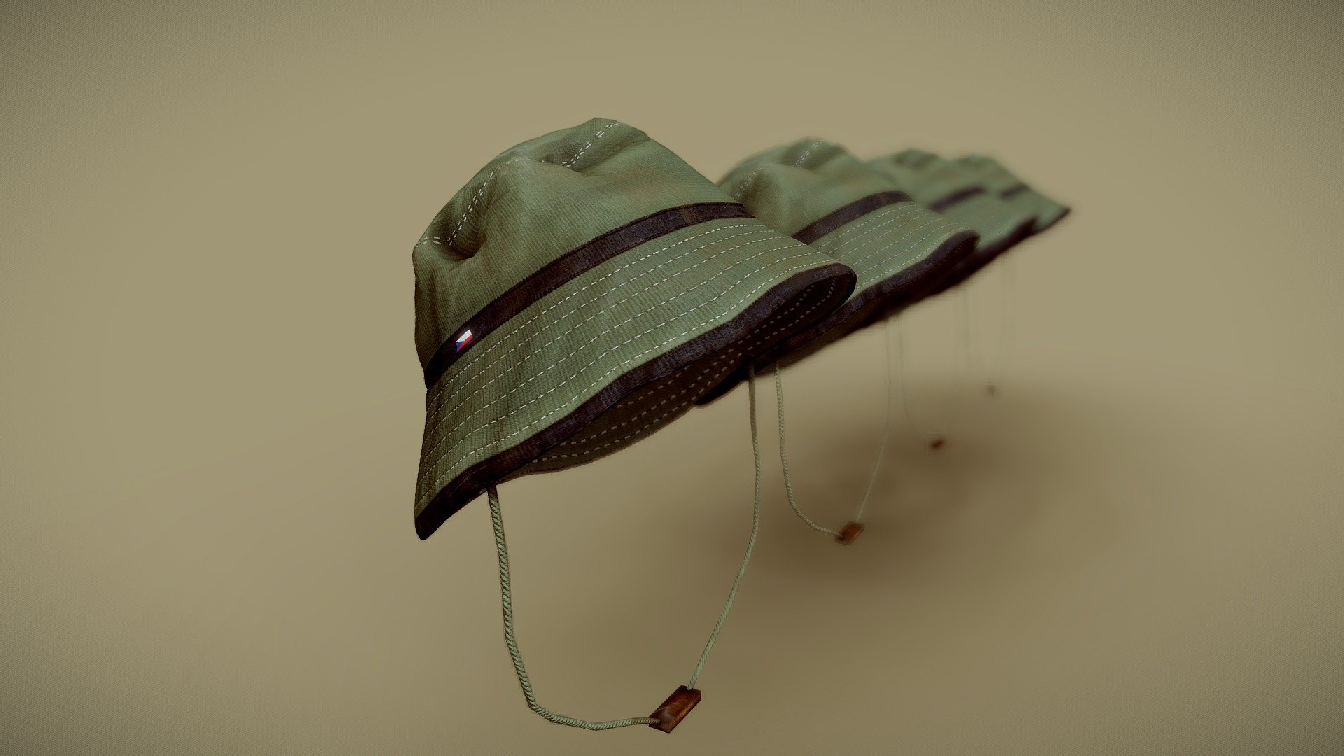 Bucket hat - Download Free 3D model by landout [68c6eda] - Sketchfab