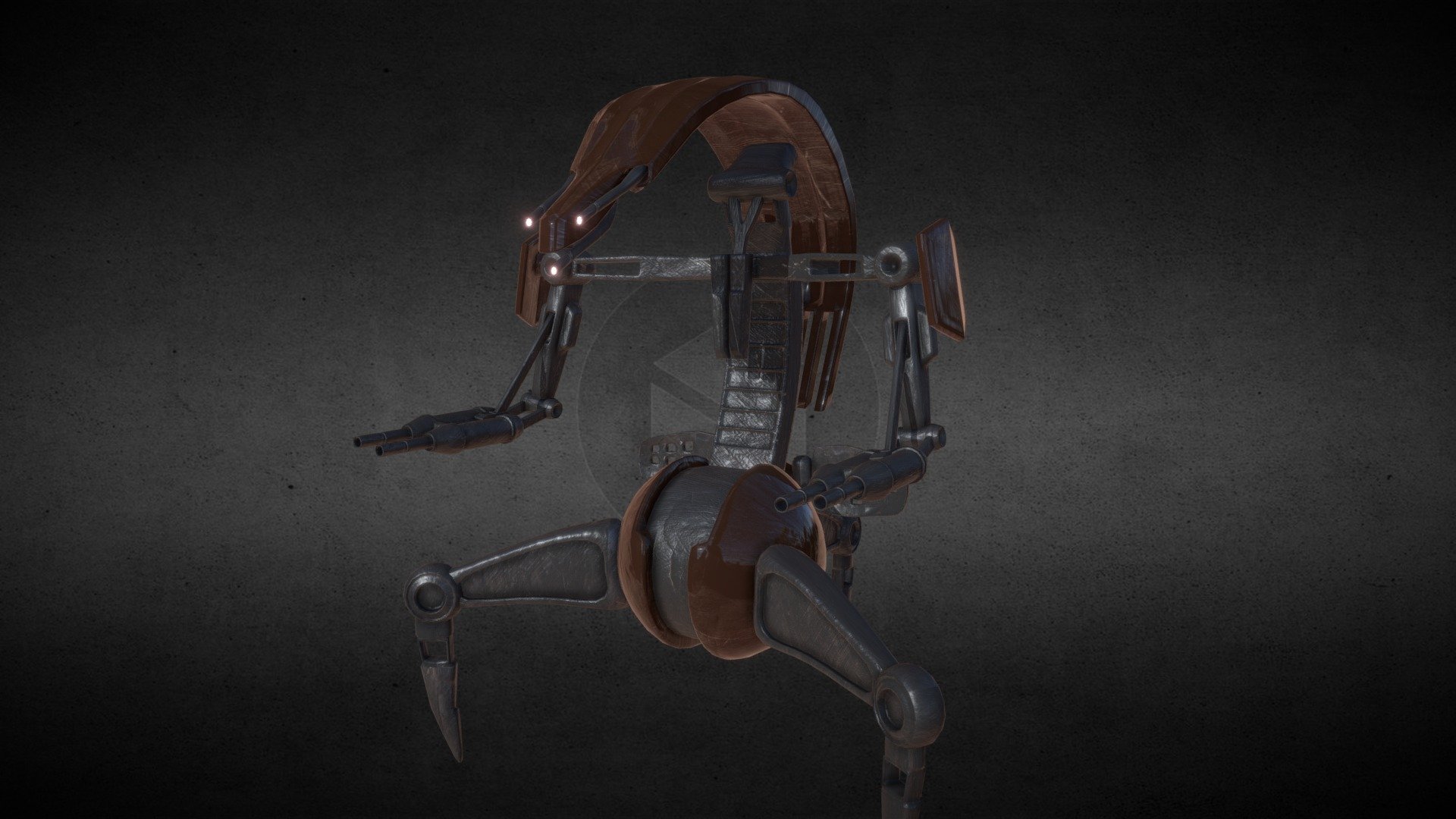 Droideka - 3D model by SAGE (@SAGE97) [68c728d] - Sketchfab