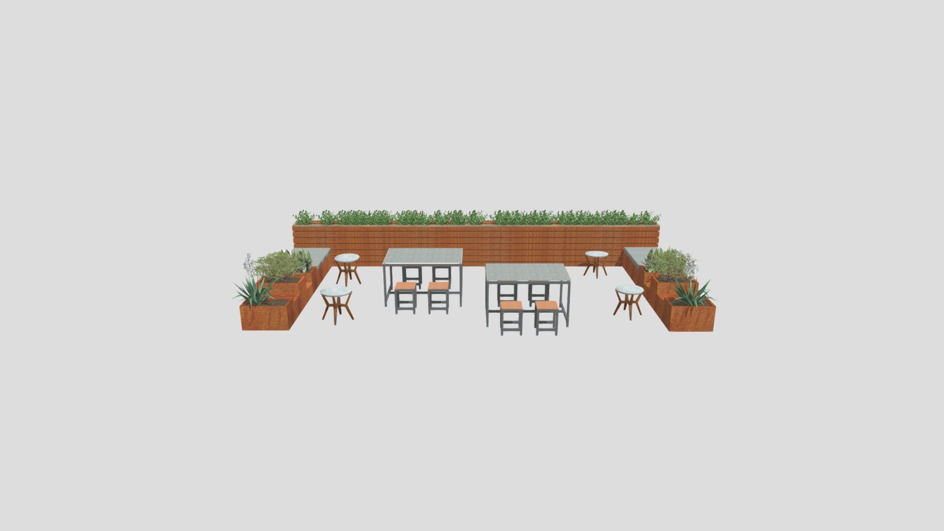 Second Parklet Skaggs - 3D model by deannaskaggs [68c8525] - Sketchfab