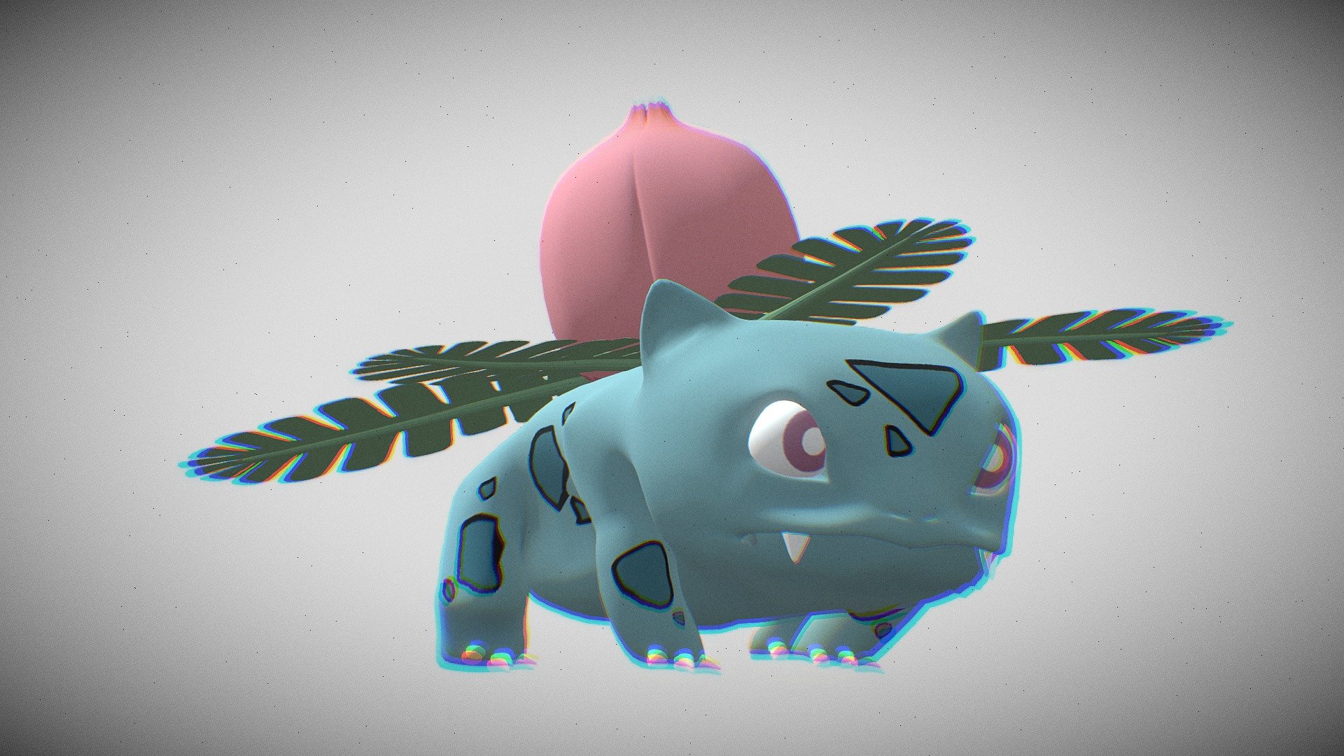 0002 ivysaur 3D - 3D model by anak3d (@anak3d1234) [68c8b16] - Sketchfab