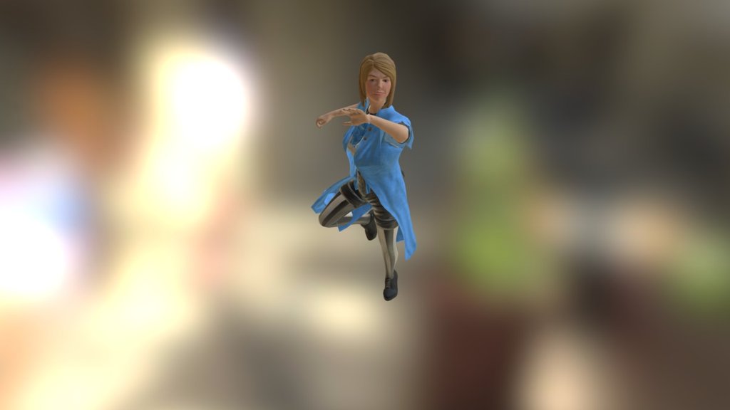 Alice Action Pose - 3D model by nicogaballonie [68ca5b0] - Sketchfab
