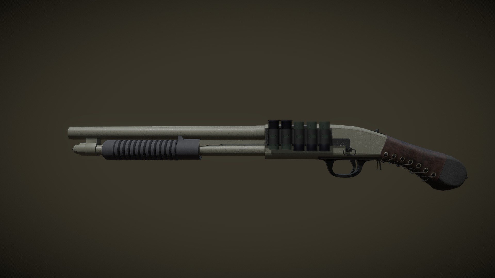 Shotgun Mossberg 590 Shockwave - 3D model by youssefadel [68cdaee] - Sketchfab