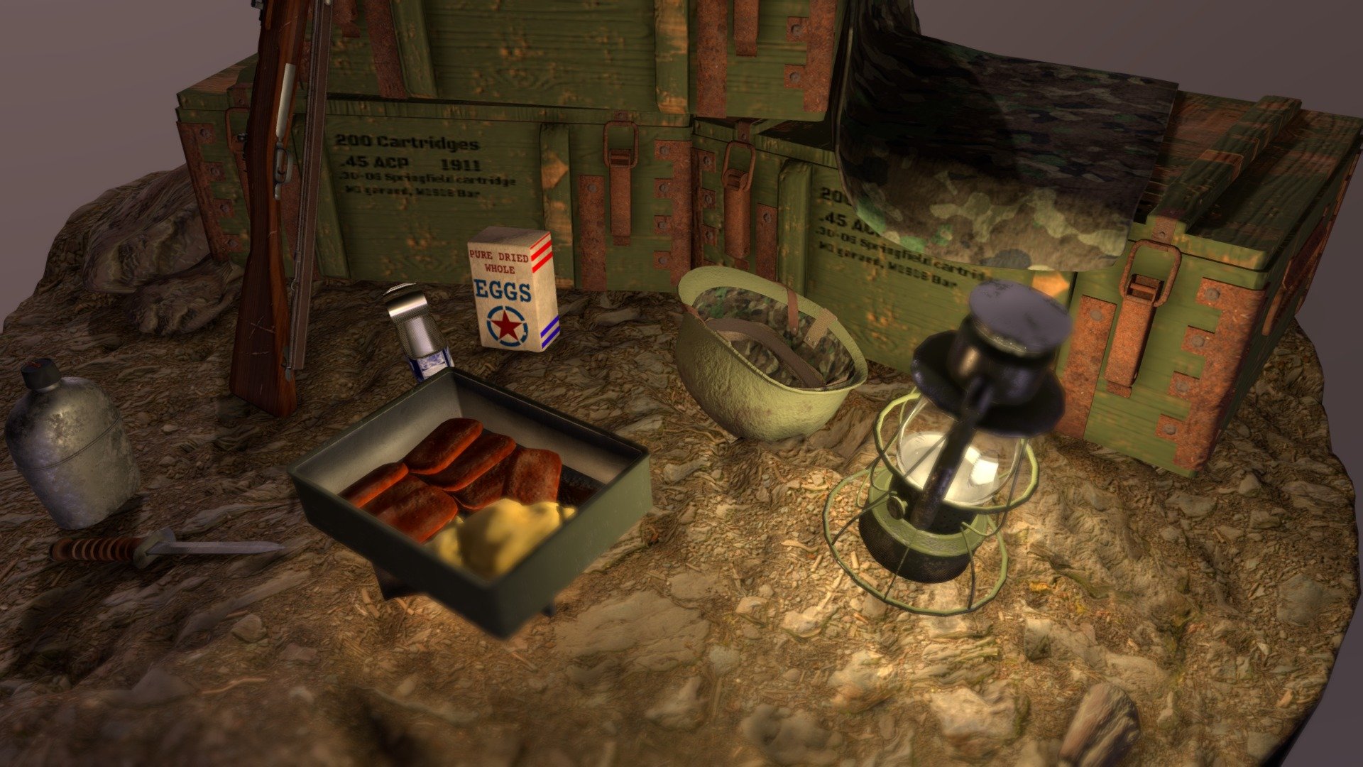 Army Foodbreak - 3D model by Melissa Schrader (@melissa_schrader ...
