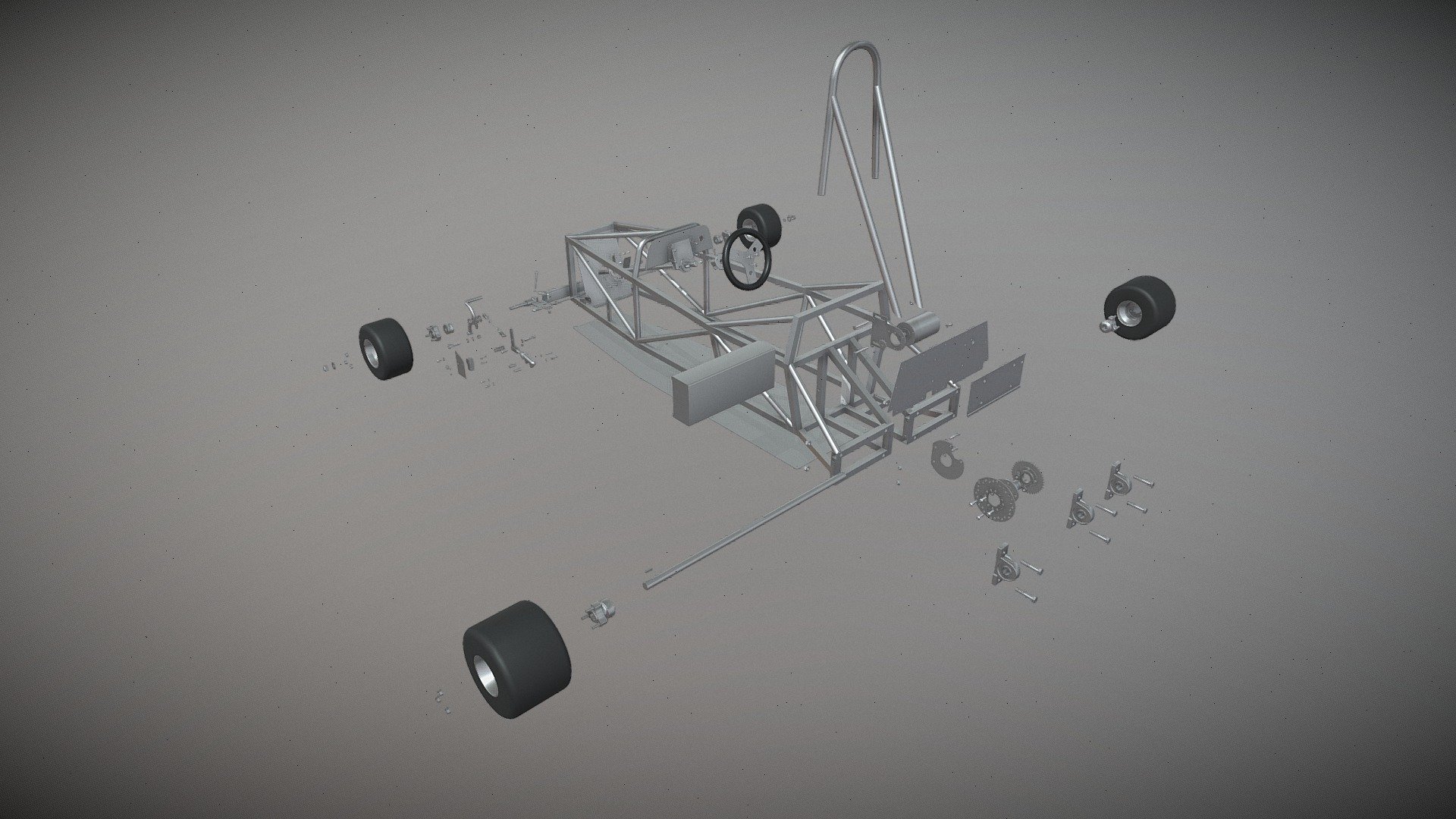 Auto zonder plaatwerk Explosietekening - 3D model by Stichting ...