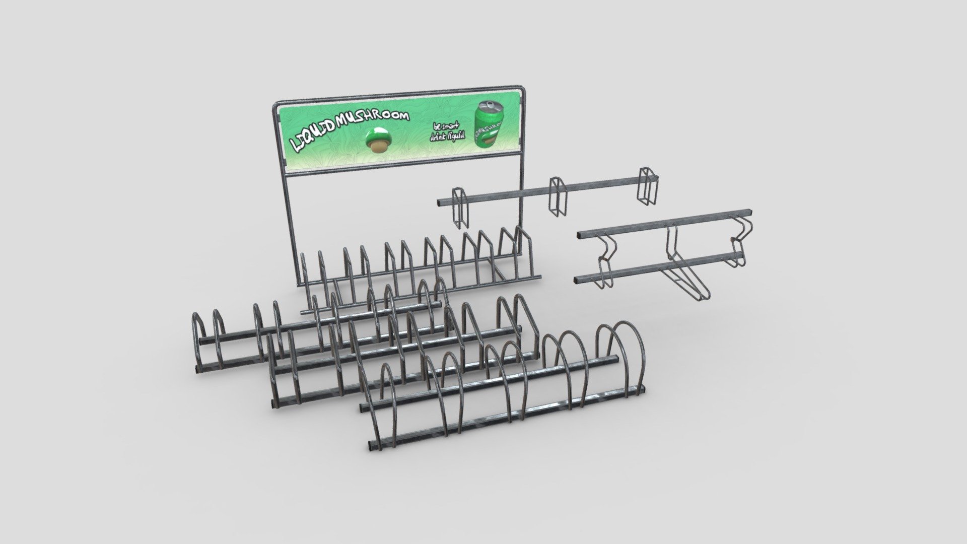 Bicycle Stand Pack - Buy Royalty Free 3D model by plaggy [68d0c1c ...