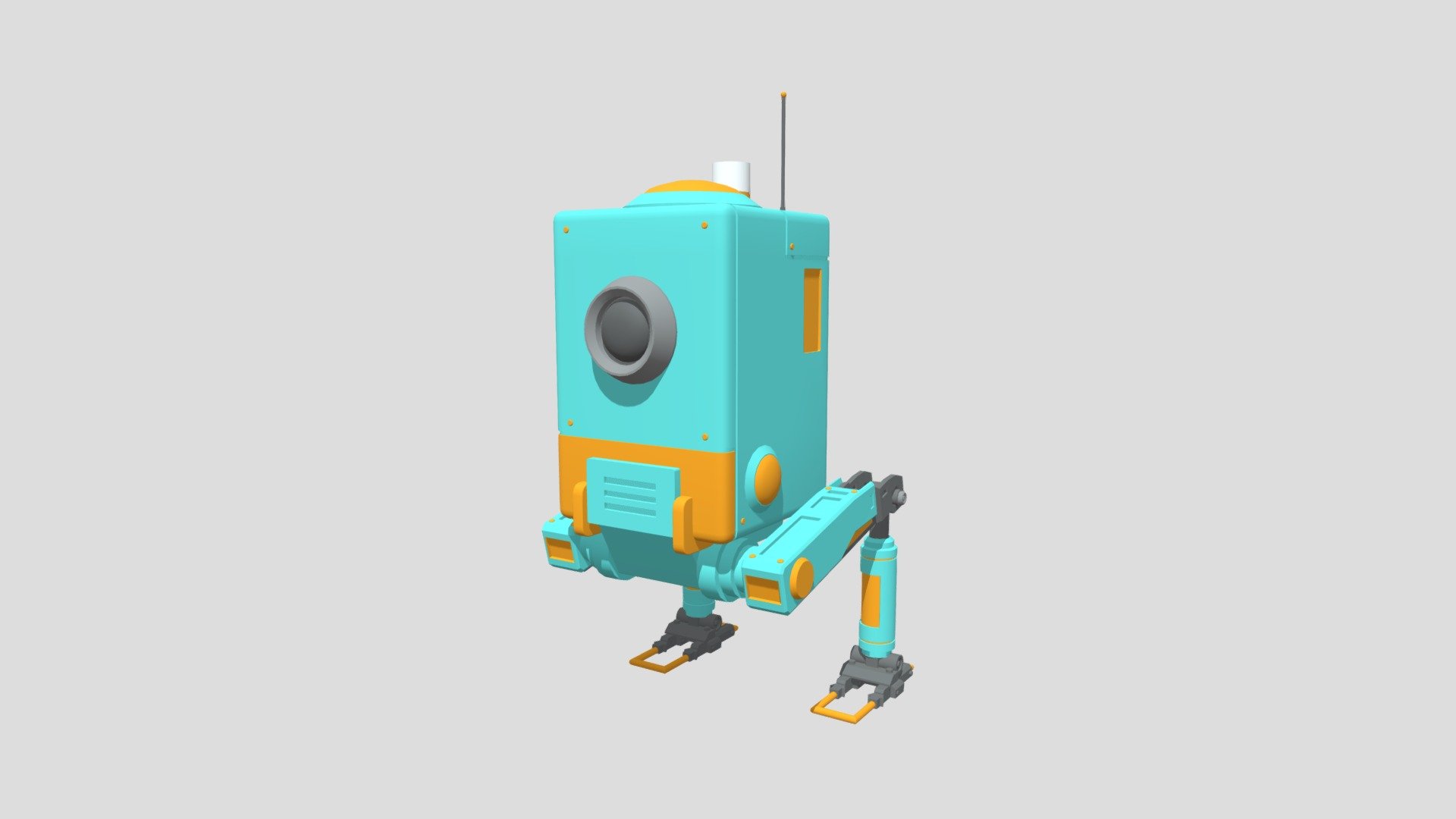 Small Robot - Download Free 3D model by ThibaultJov (@Thib_Jov) [68d0ff3] - Sketchfab