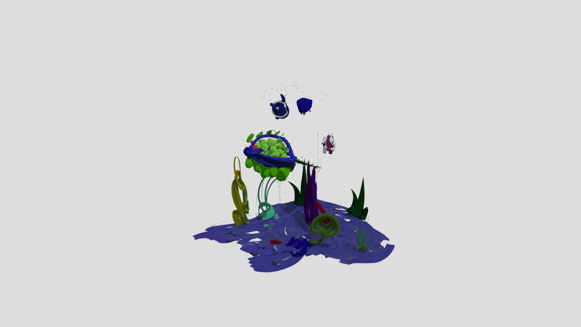 deep sea creatures - 3D model by kpshileonard [68d1122] - Sketchfab